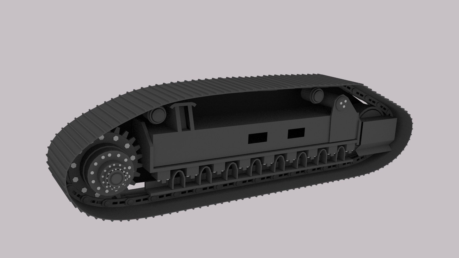 Crawler Tracks 3d Model