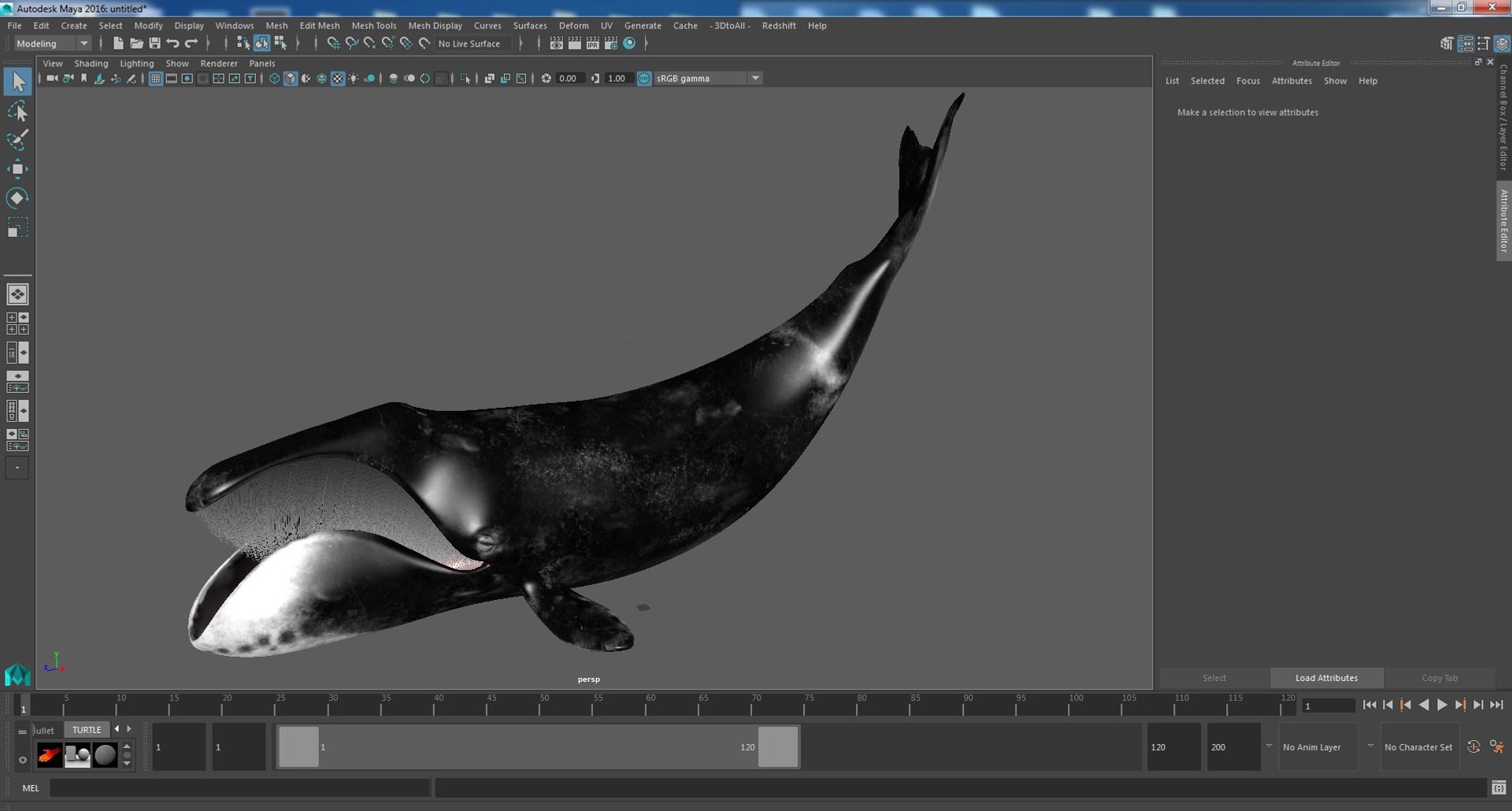 Swimming Bowhead Whale Model - TurboSquid 2116282