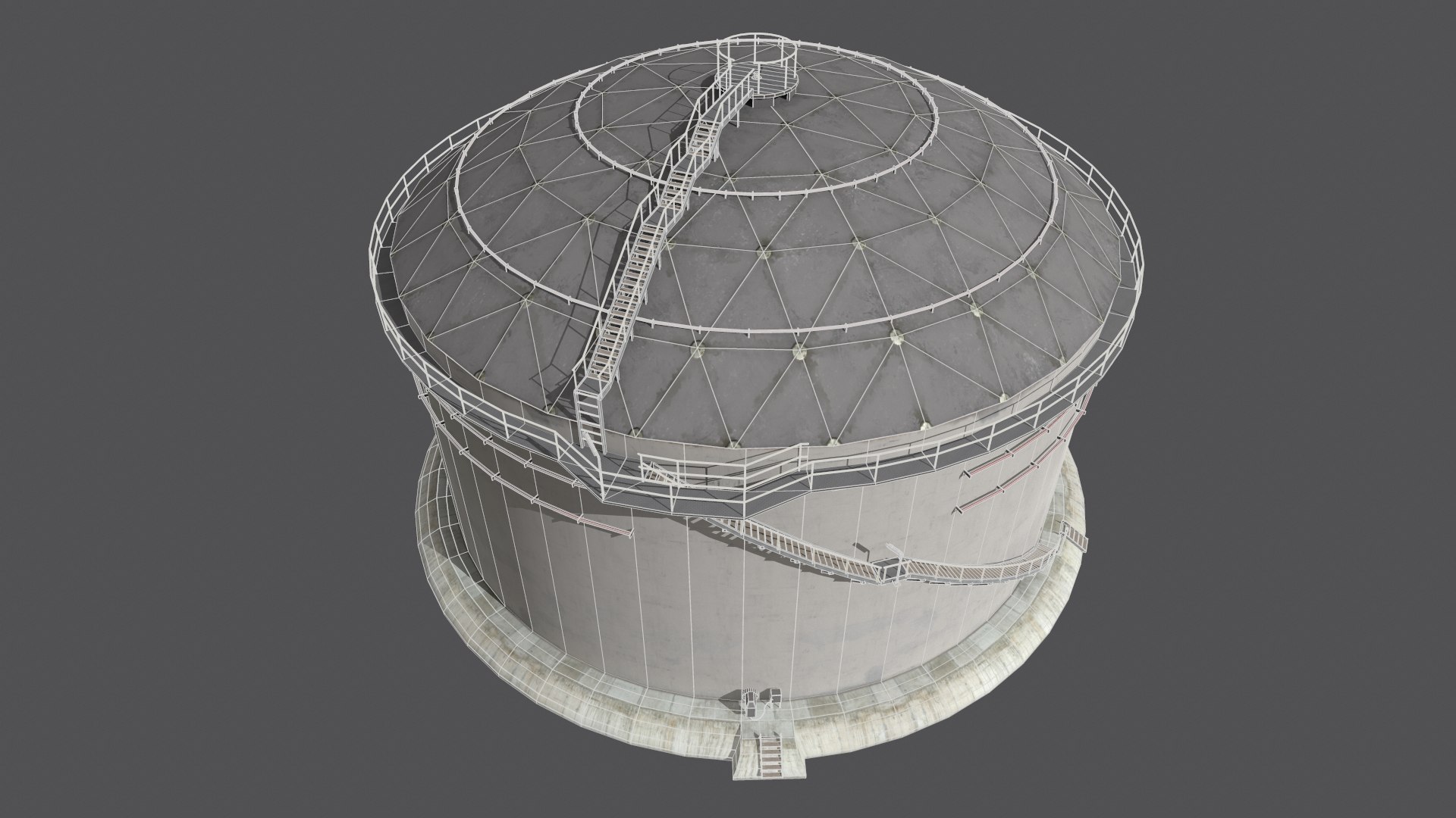 Oil Tanks 3D Model - TurboSquid 2039882