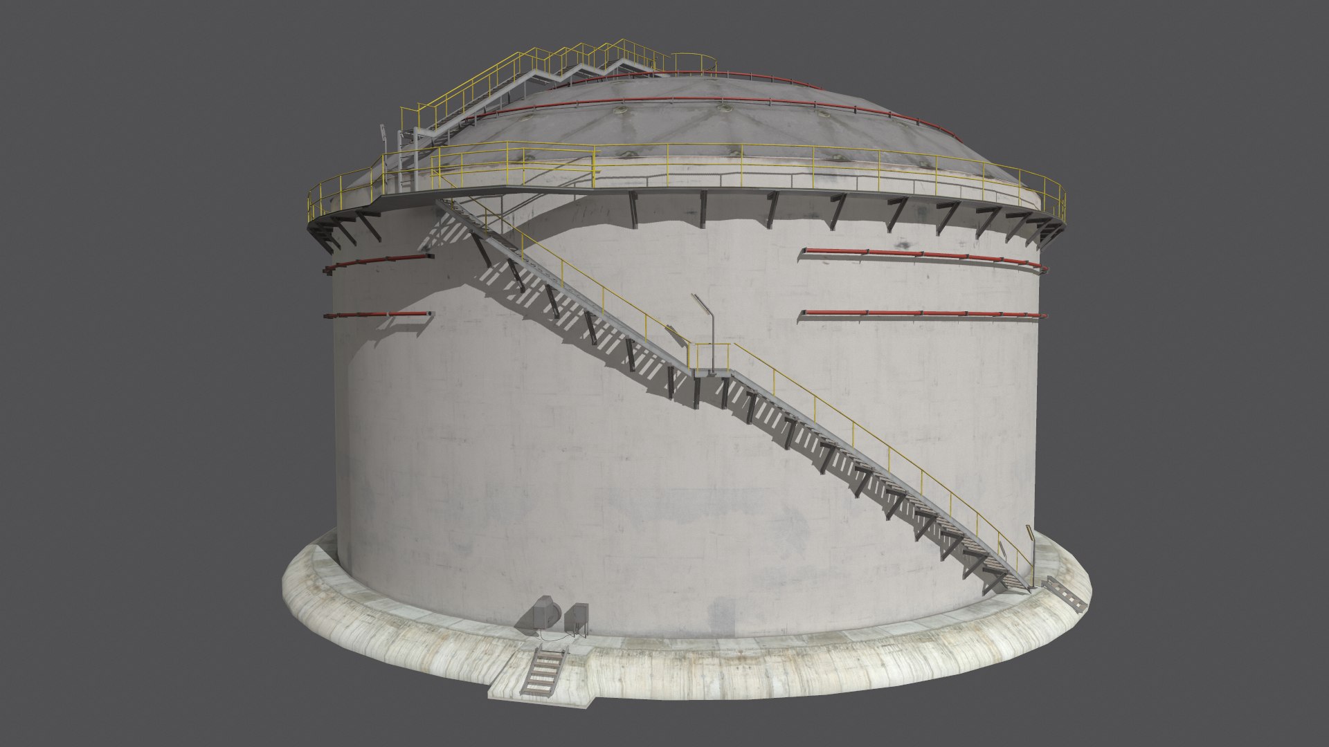 Oil Tanks 3D Model - TurboSquid 2039882