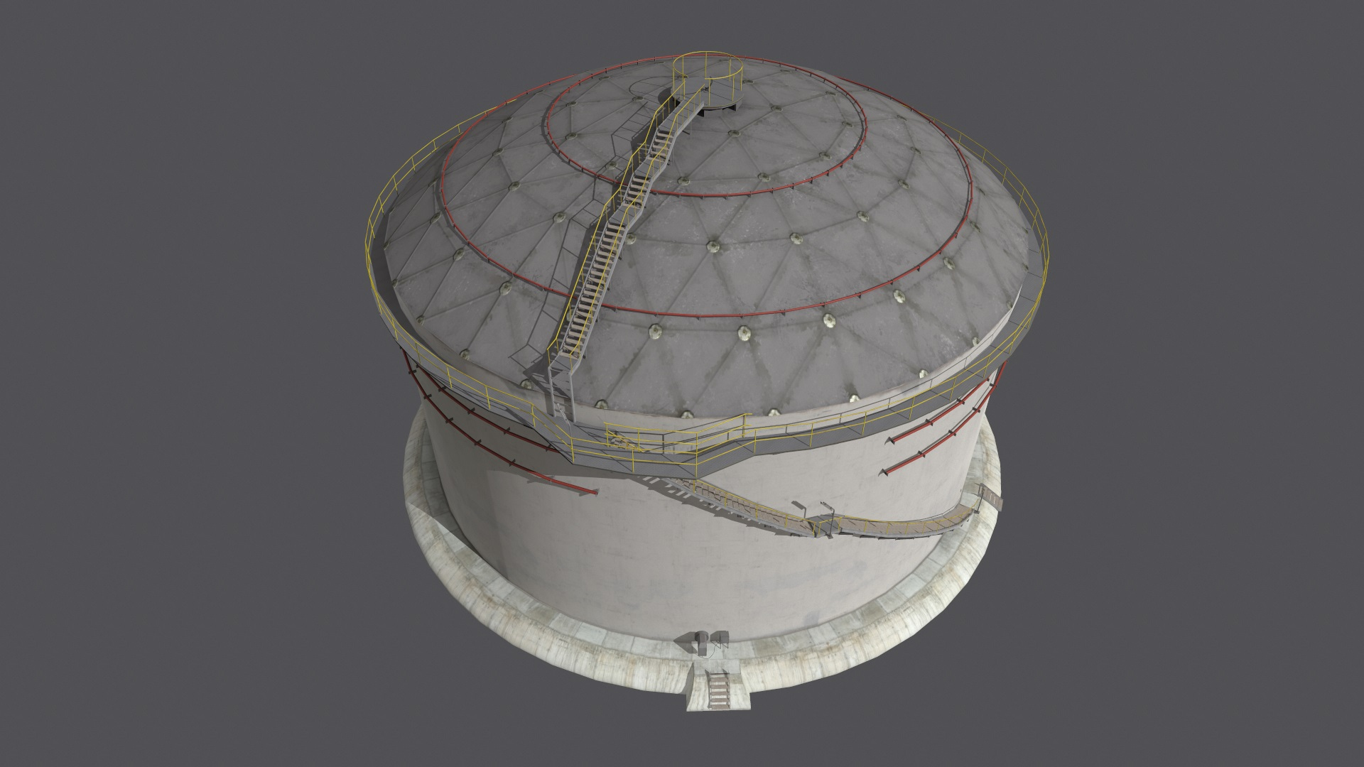 Oil Tanks 3D Model - TurboSquid 2039882