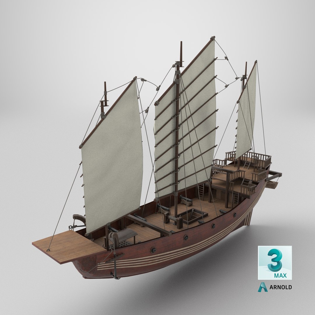 Chinese Junk 3D Model - TurboSquid 2207134
