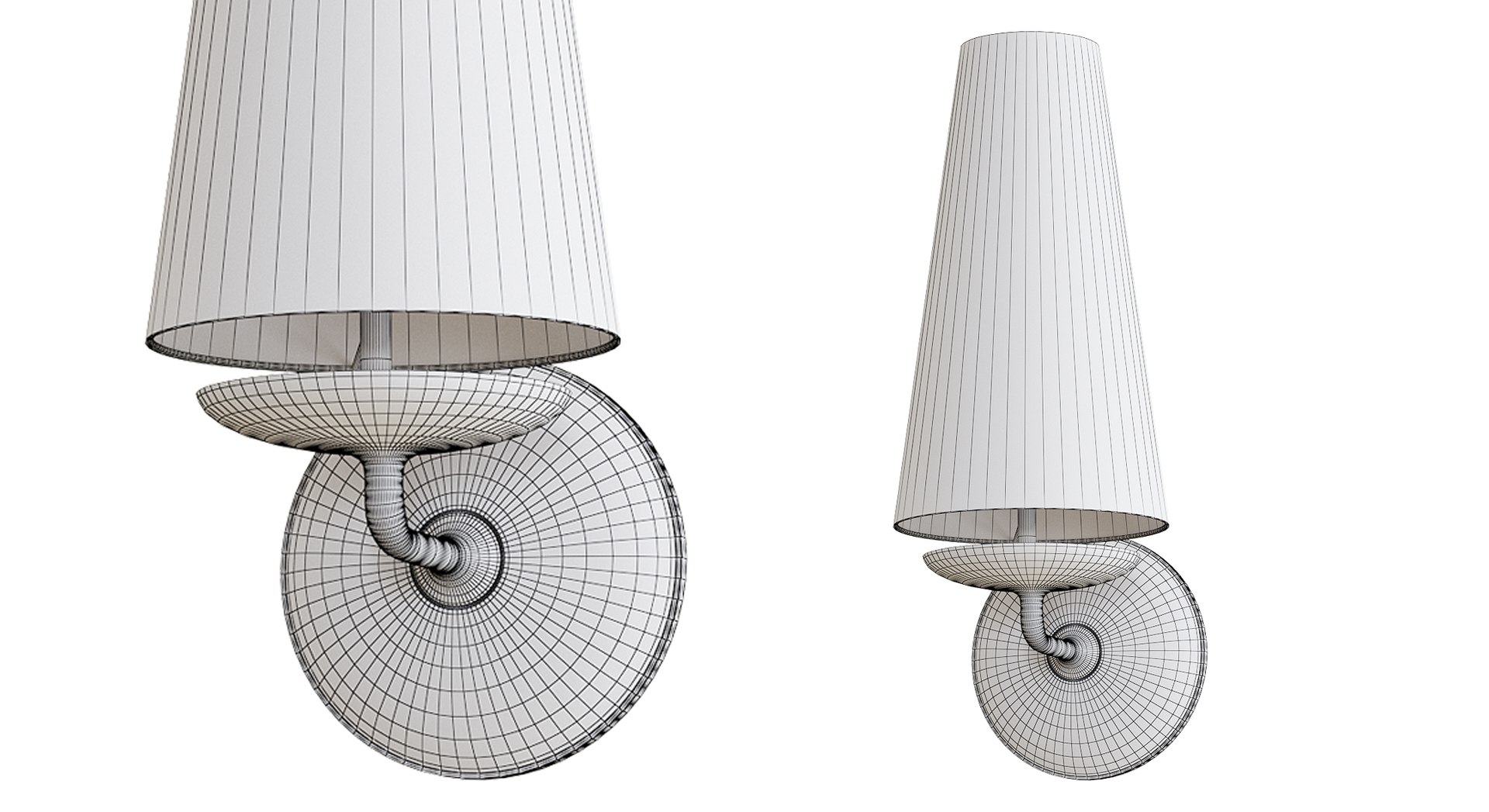 3D Fontaine Single Sconce Model - TurboSquid 2371064