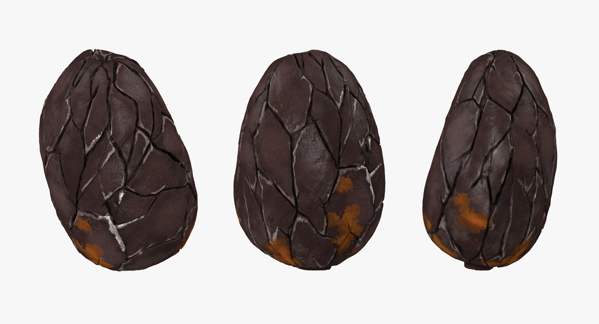 3D Cacao Bean Model - TurboSquid 1294294