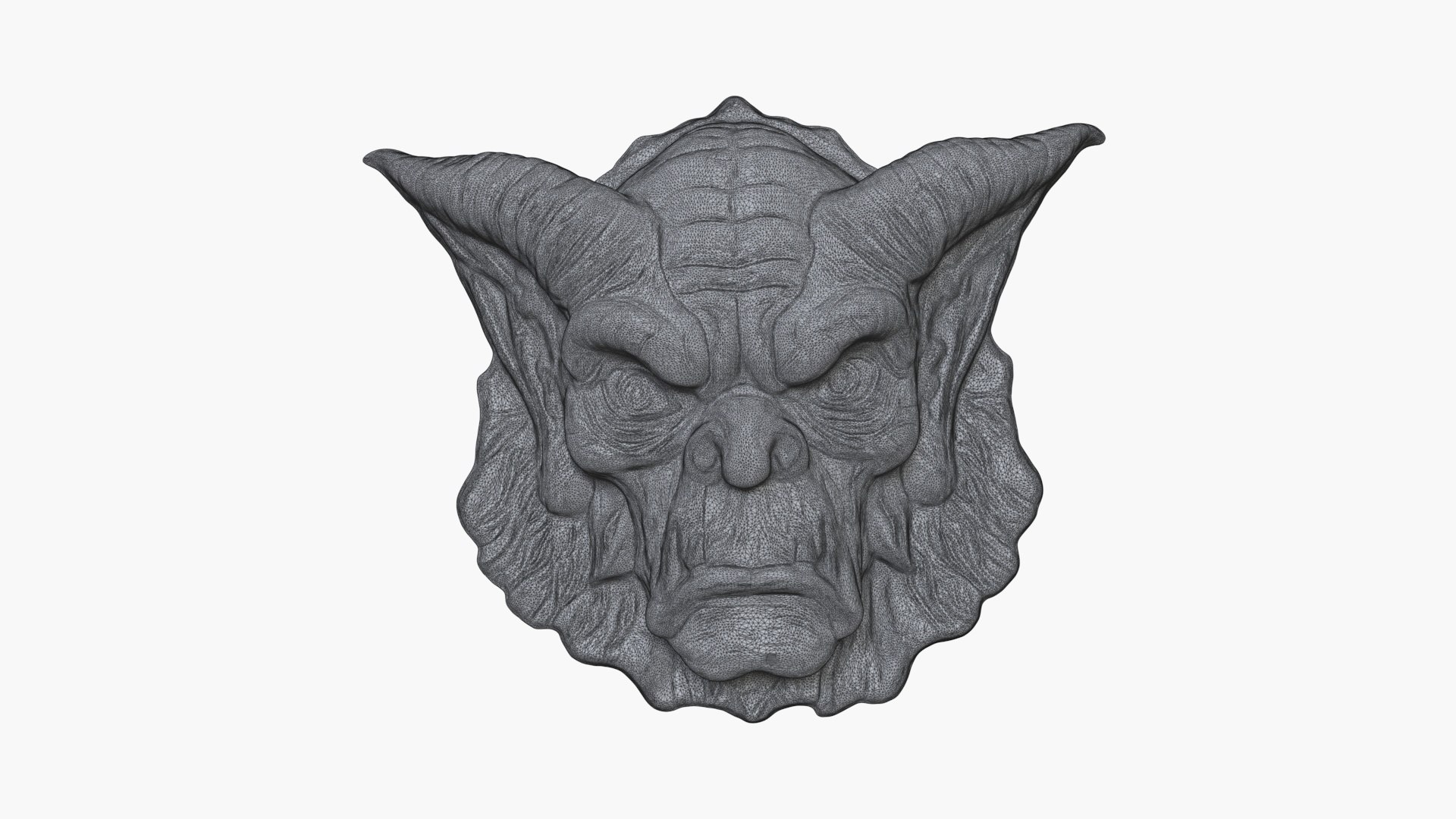 3D 4 Gargoyle Head Reliefs Collection 1 - TurboSquid 2289348