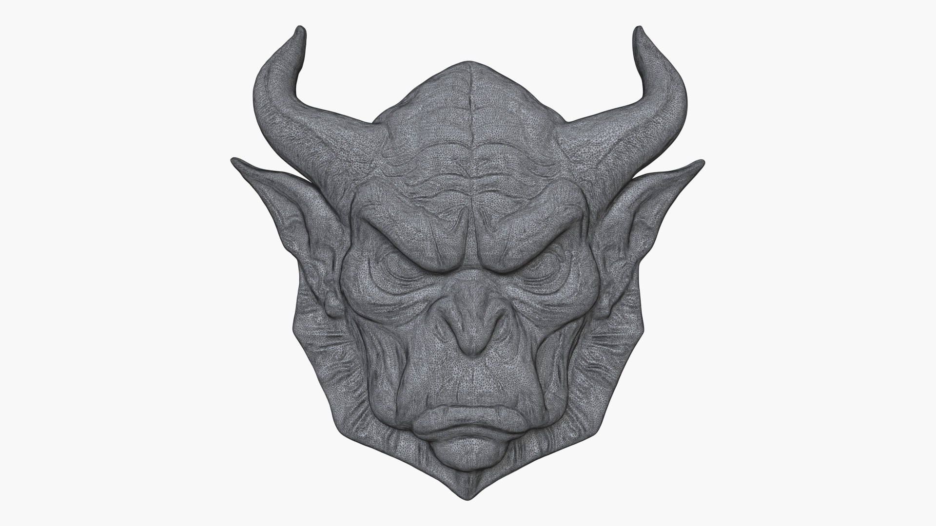 3D 4 Gargoyle Head Reliefs Collection 1 - TurboSquid 2289348