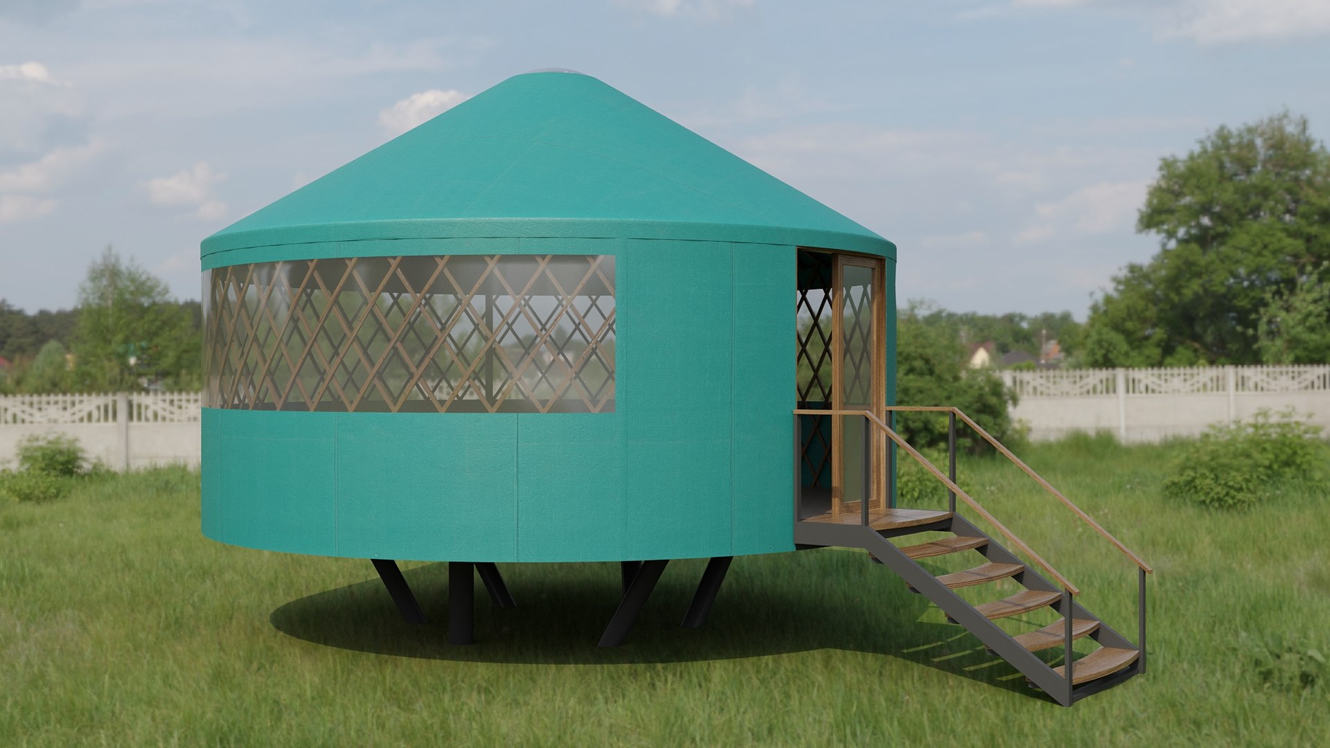 Yurta House 3D model - TurboSquid 2115980