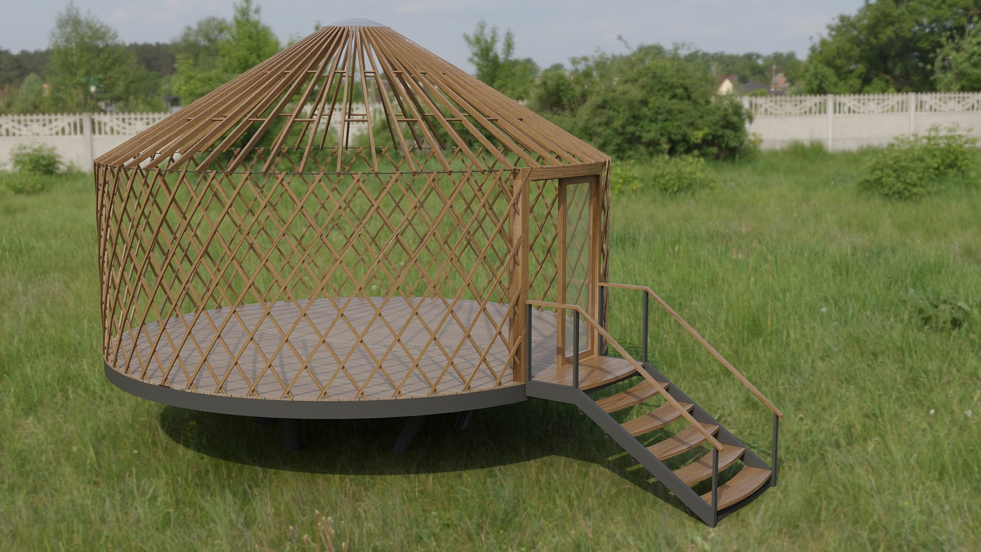 Yurta House 3D model - TurboSquid 2115980