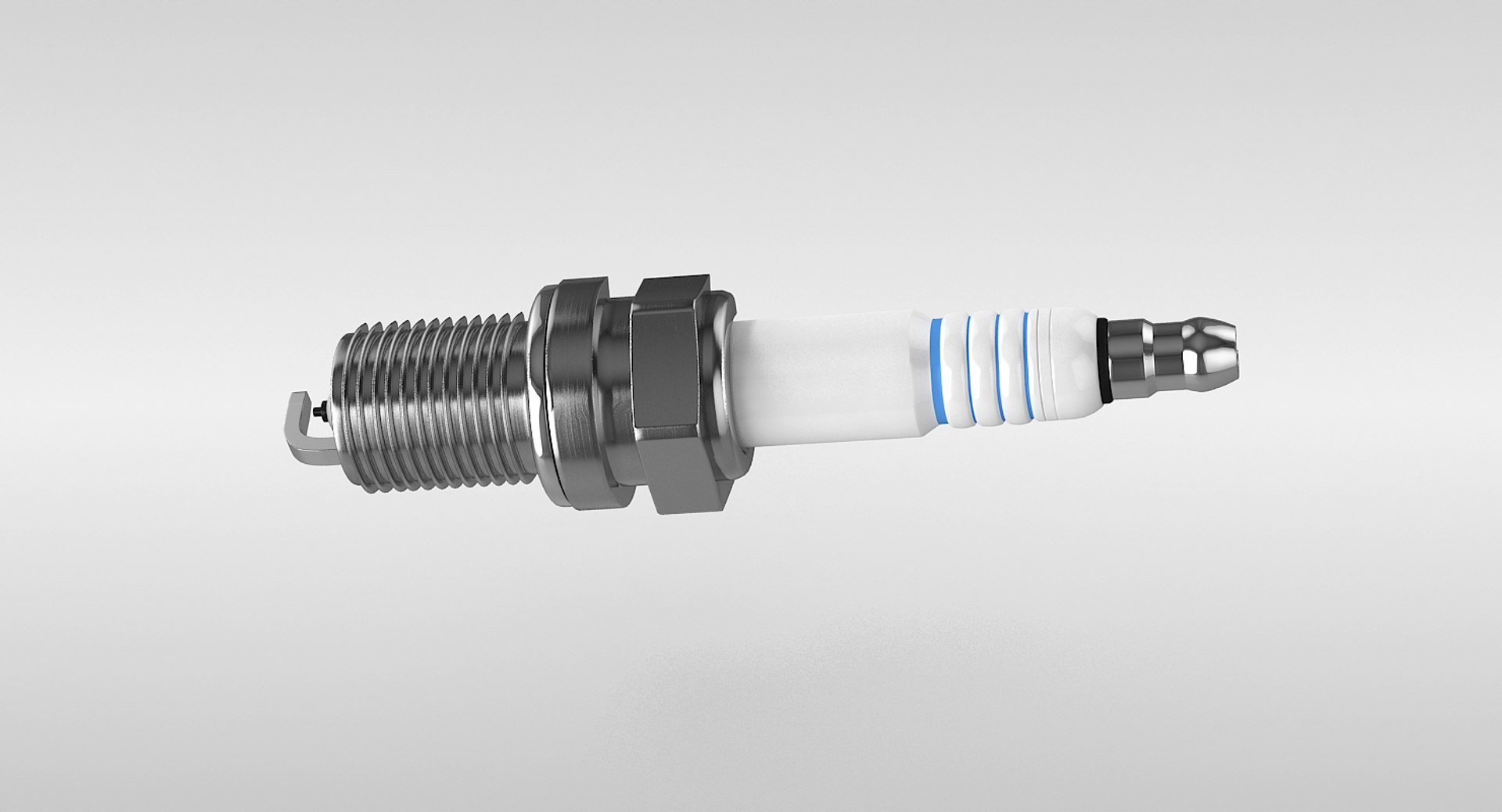 3d Model Spark Plug Cutaway