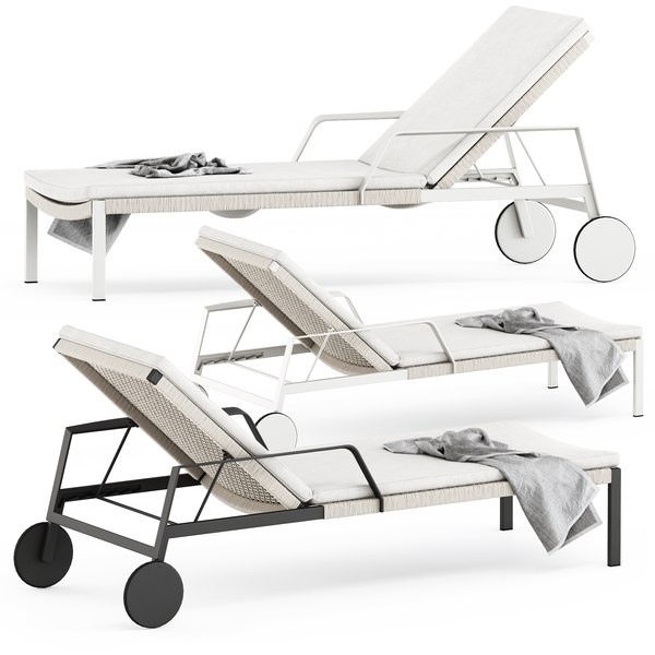 3D model Nodi adjustable lounger - TurboSquid 1797335