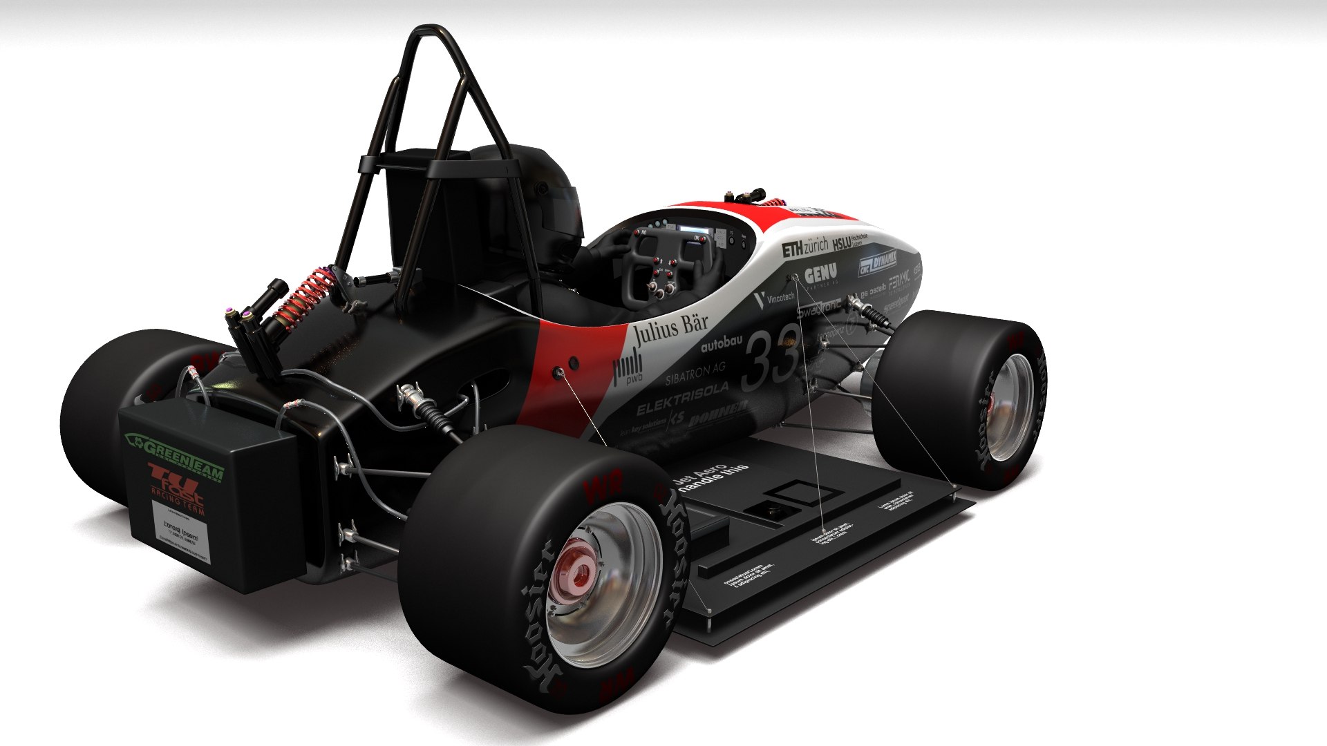 3D Mythen Electric EV Racecar Model - TurboSquid 2165985