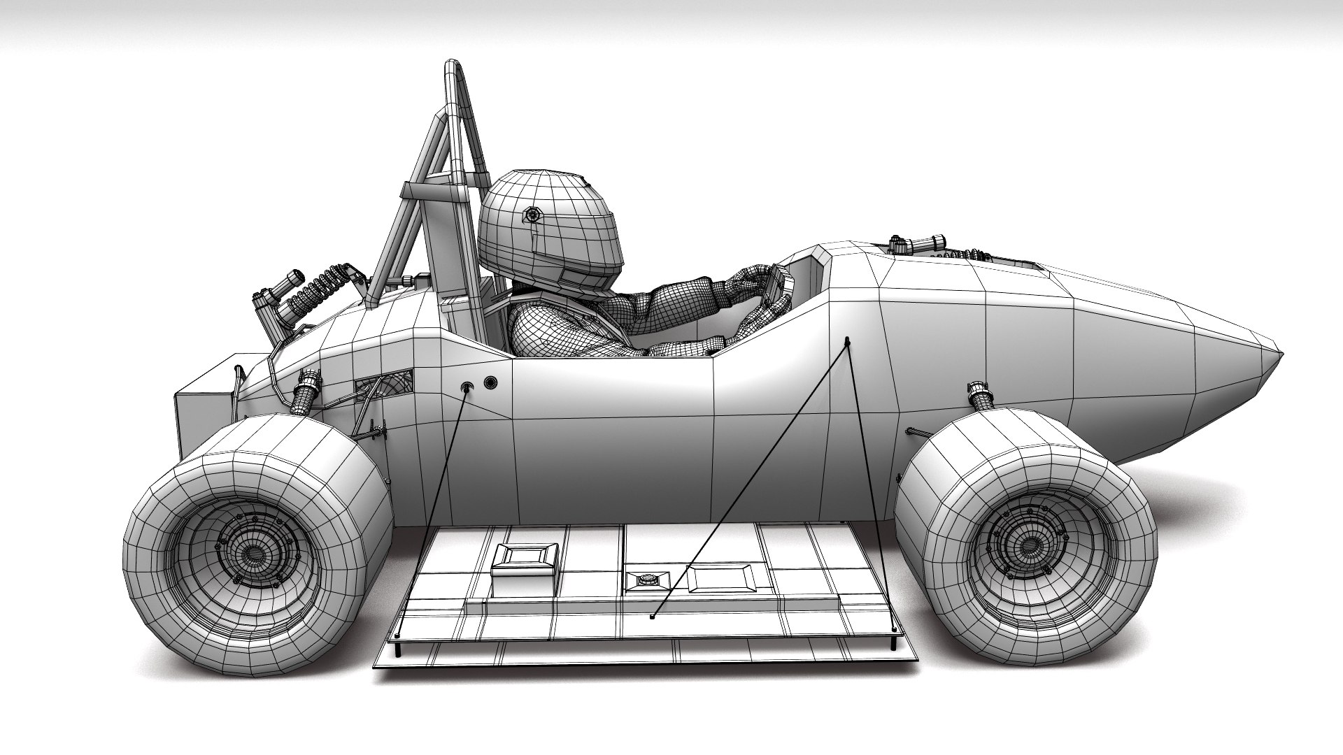 3D Mythen Electric EV Racecar Model - TurboSquid 2165985