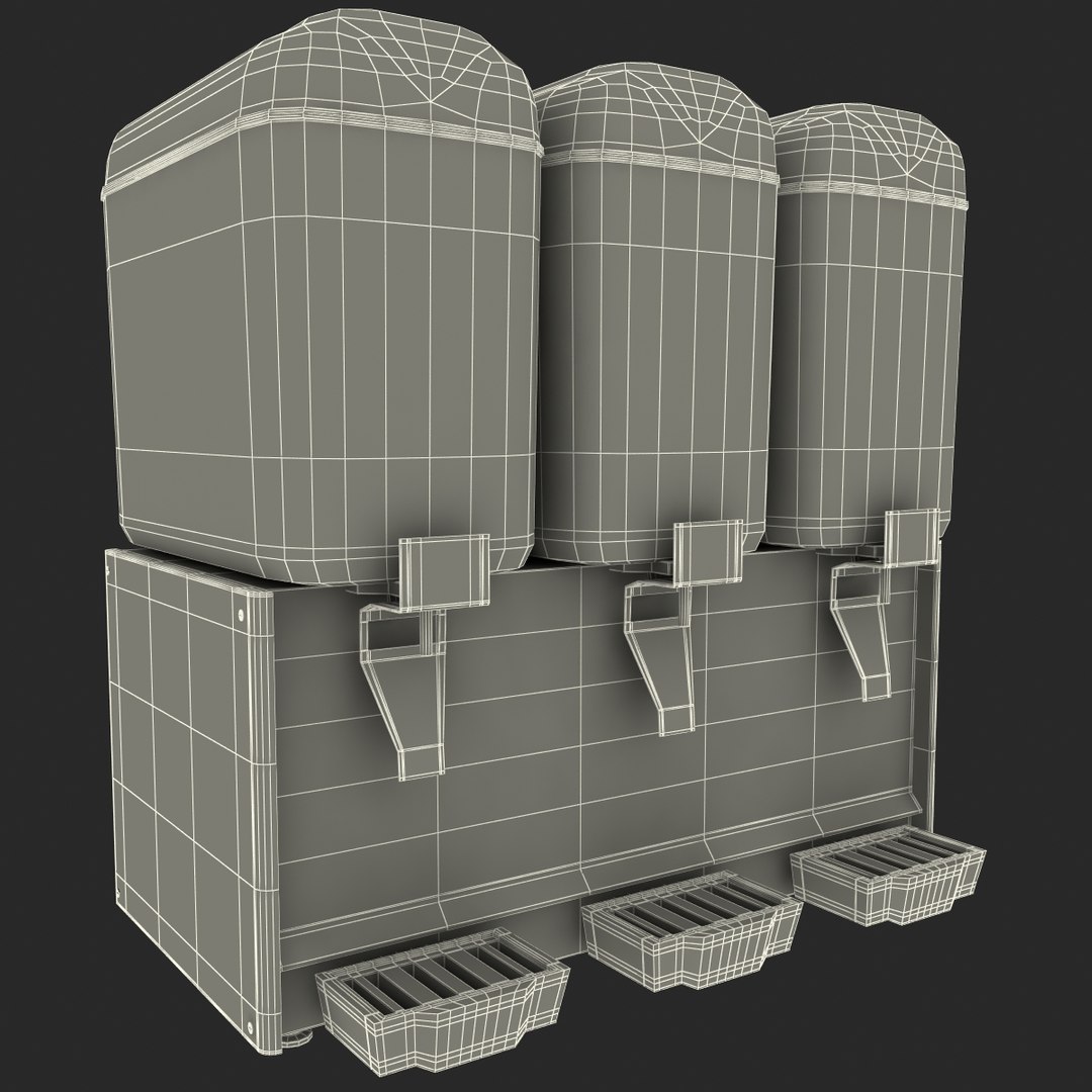 3d Model Cold Drink Dispenser V2