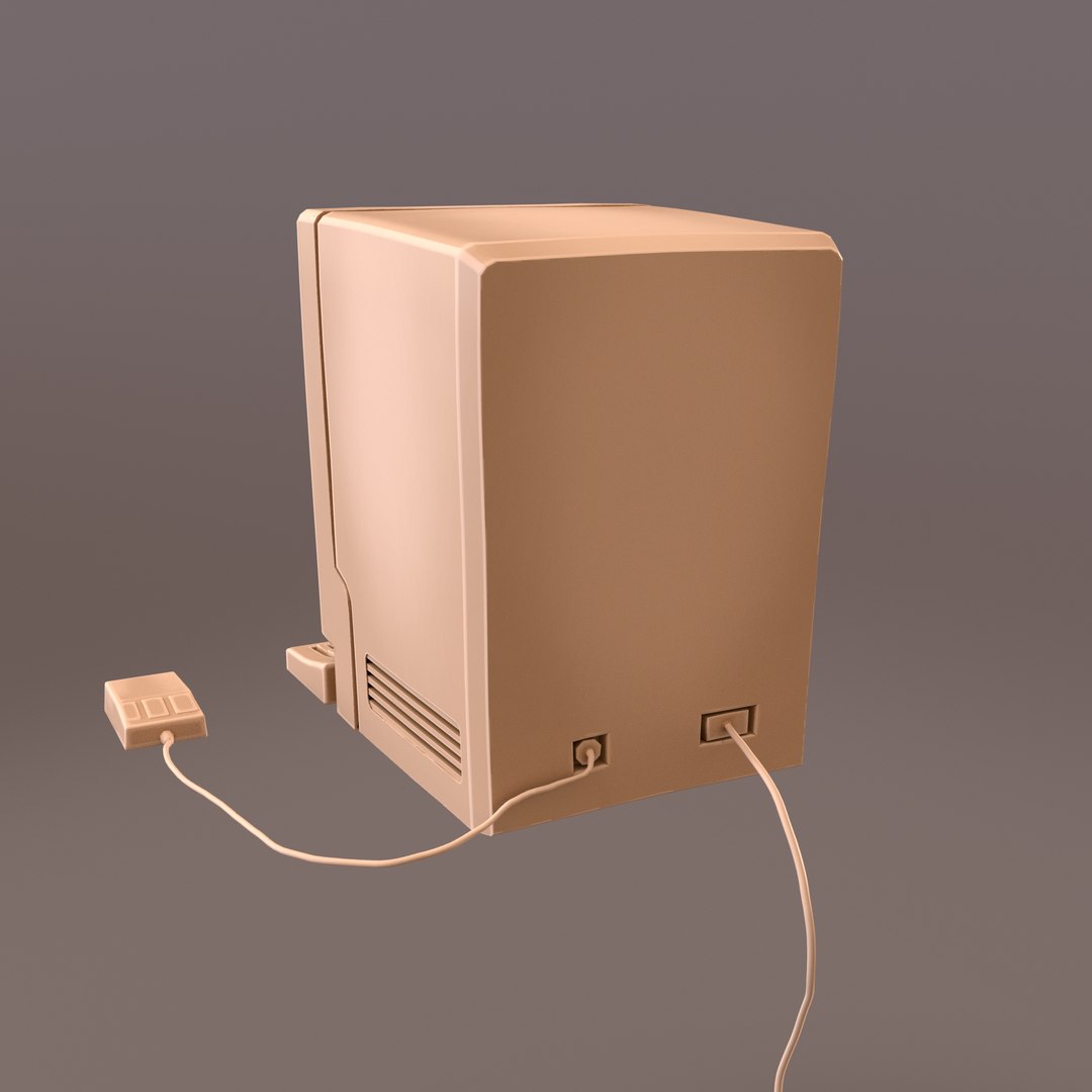 Old Retro Computer 3D Model - TurboSquid 1546649