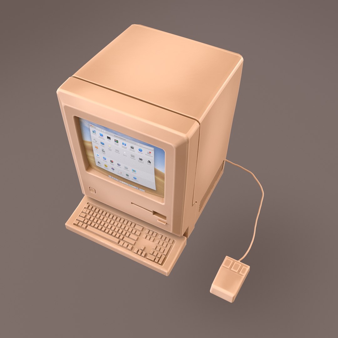 Old Retro Computer 3D Model - TurboSquid 1546649