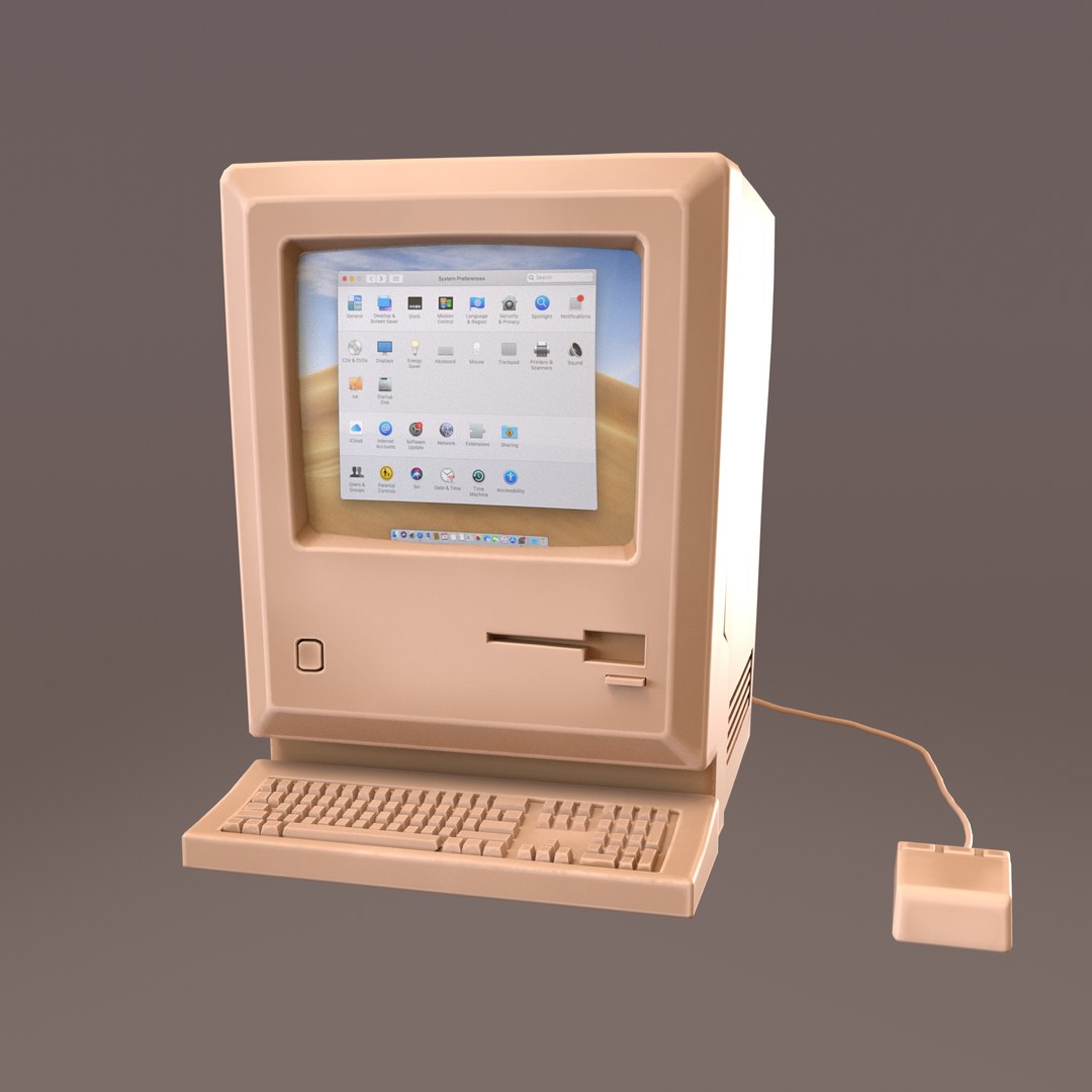 Old Retro Computer 3D Model - TurboSquid 1546649