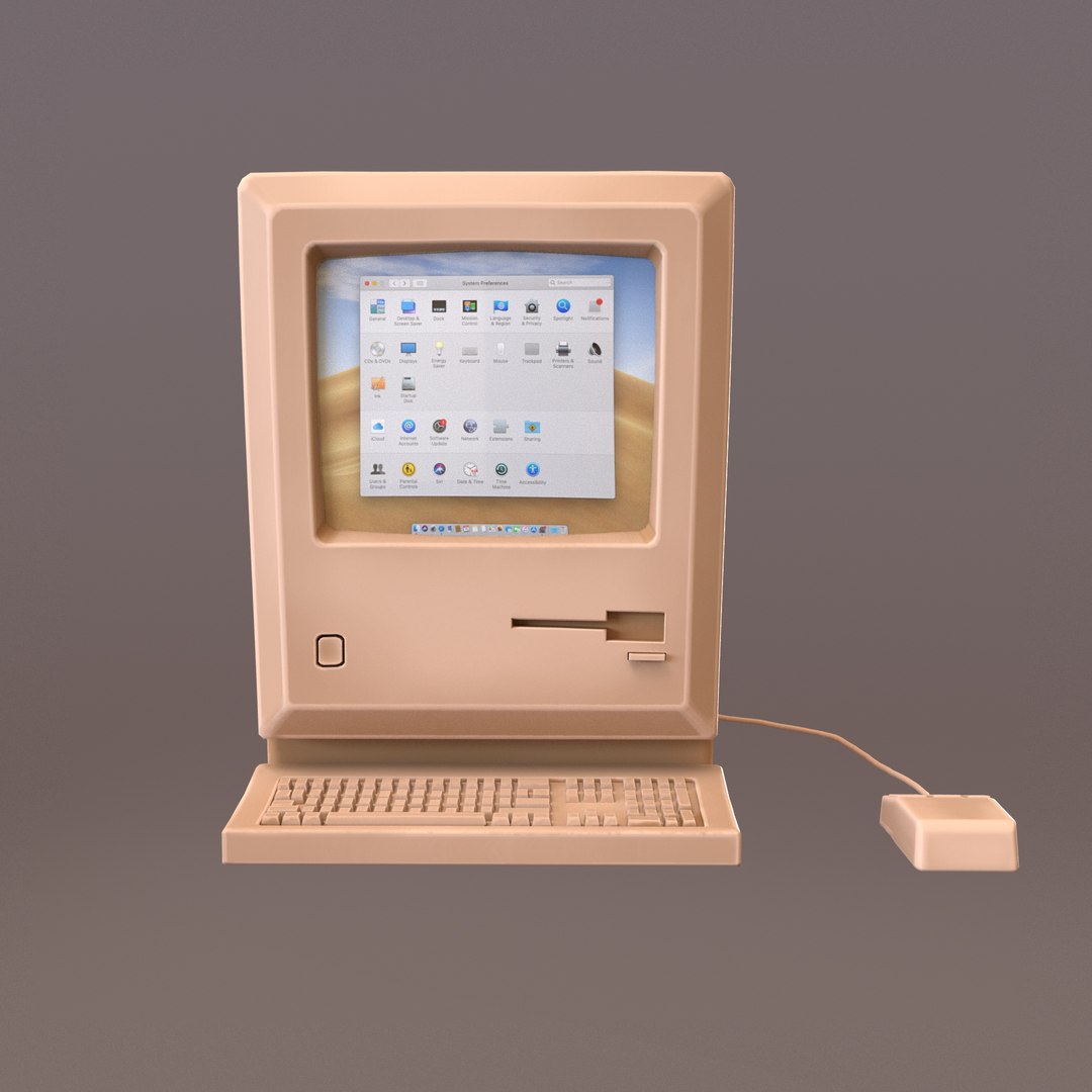 Old Retro Computer 3D Model - TurboSquid 1546649