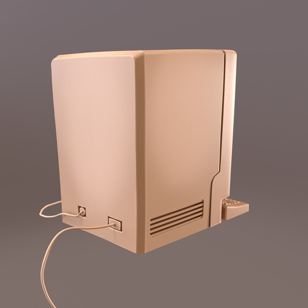 Old Retro Computer 3D Model - TurboSquid 1546649