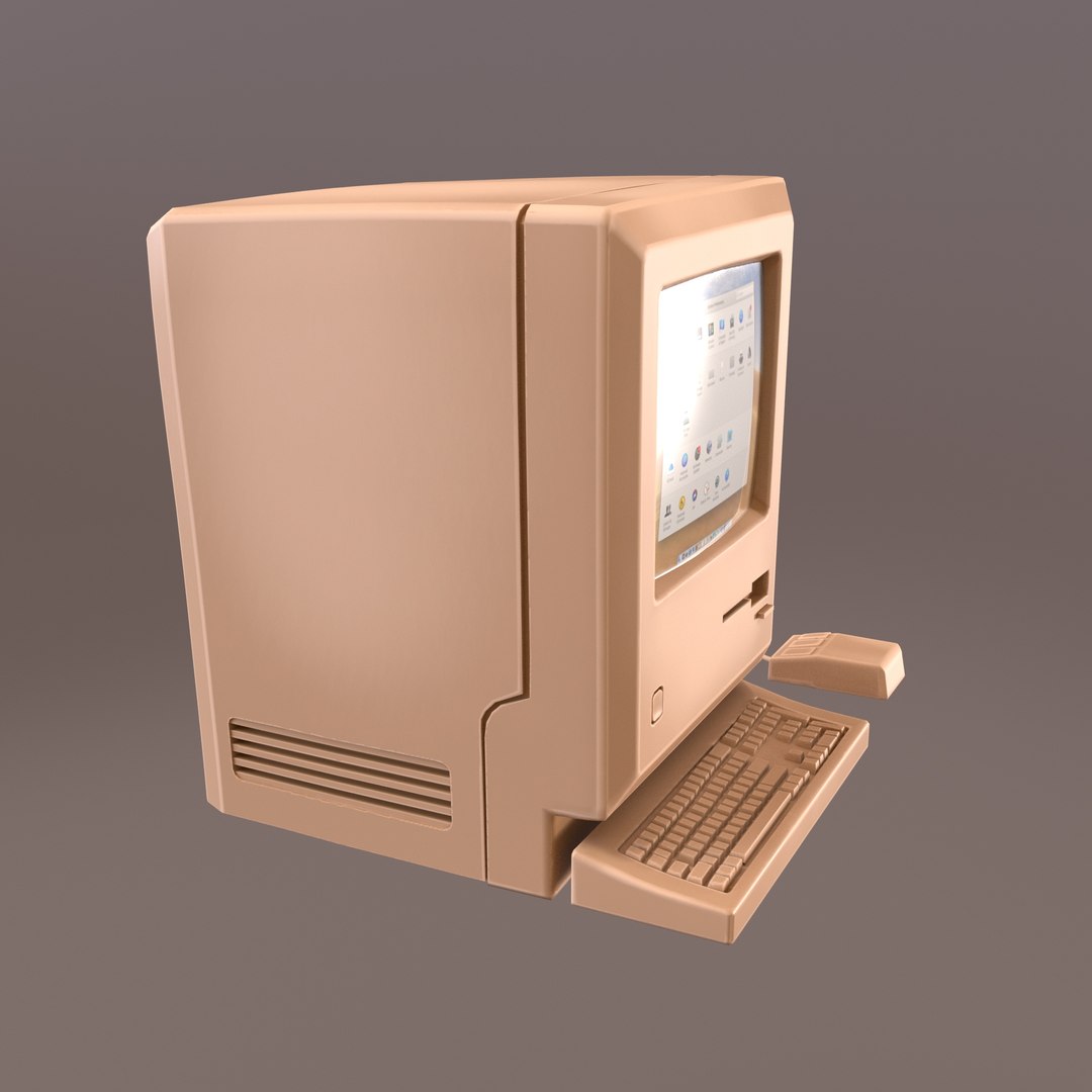 Old Retro Computer 3D Model - TurboSquid 1546649