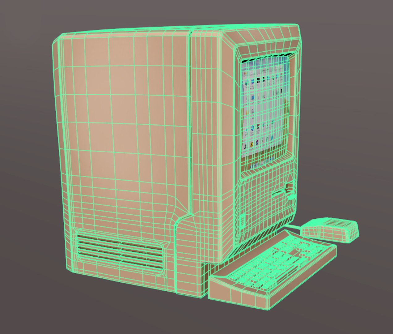Old Retro Computer 3D Model - TurboSquid 1546649