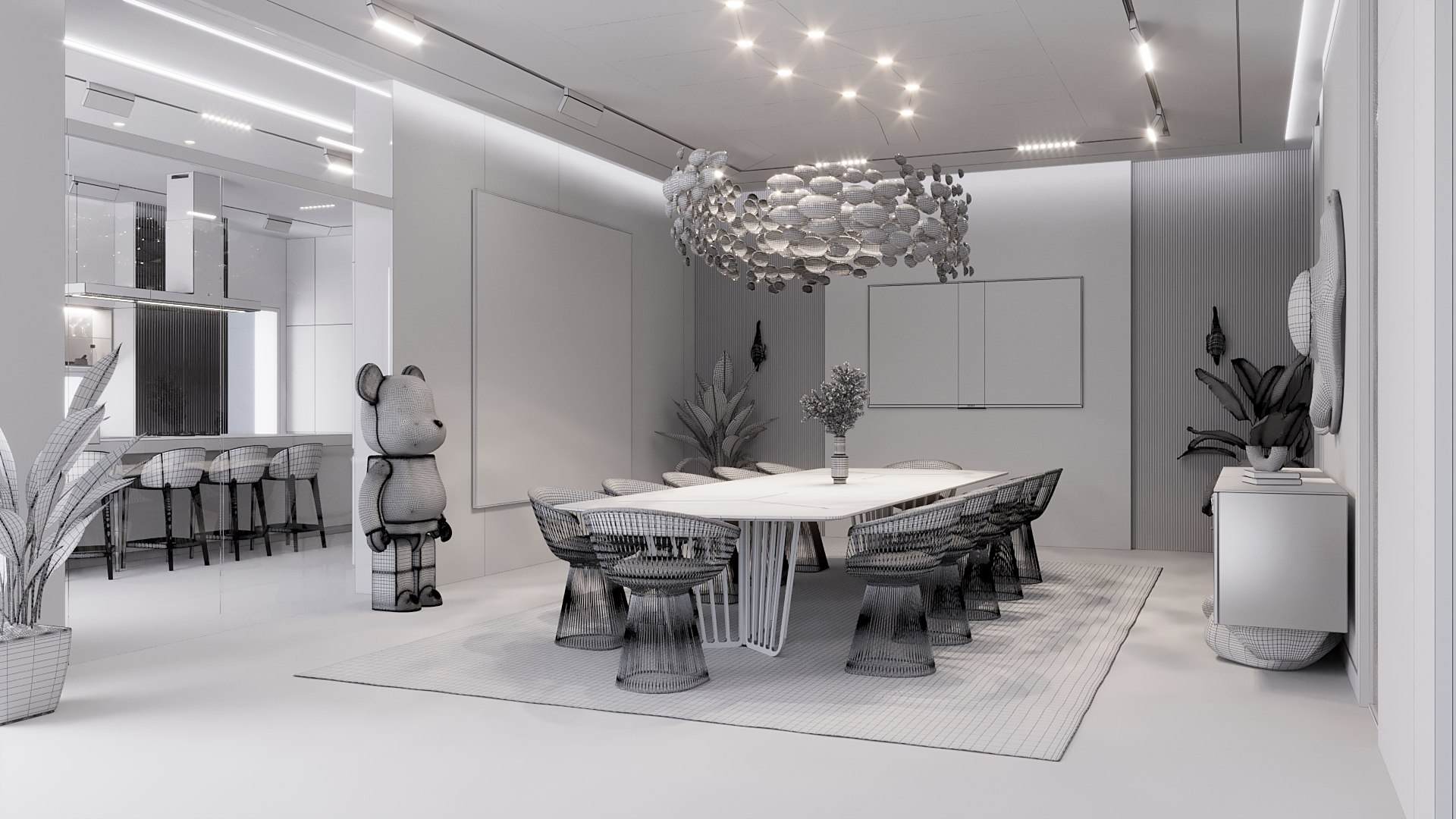 3D model Modern House Interior 3D model - TurboSquid 2098745