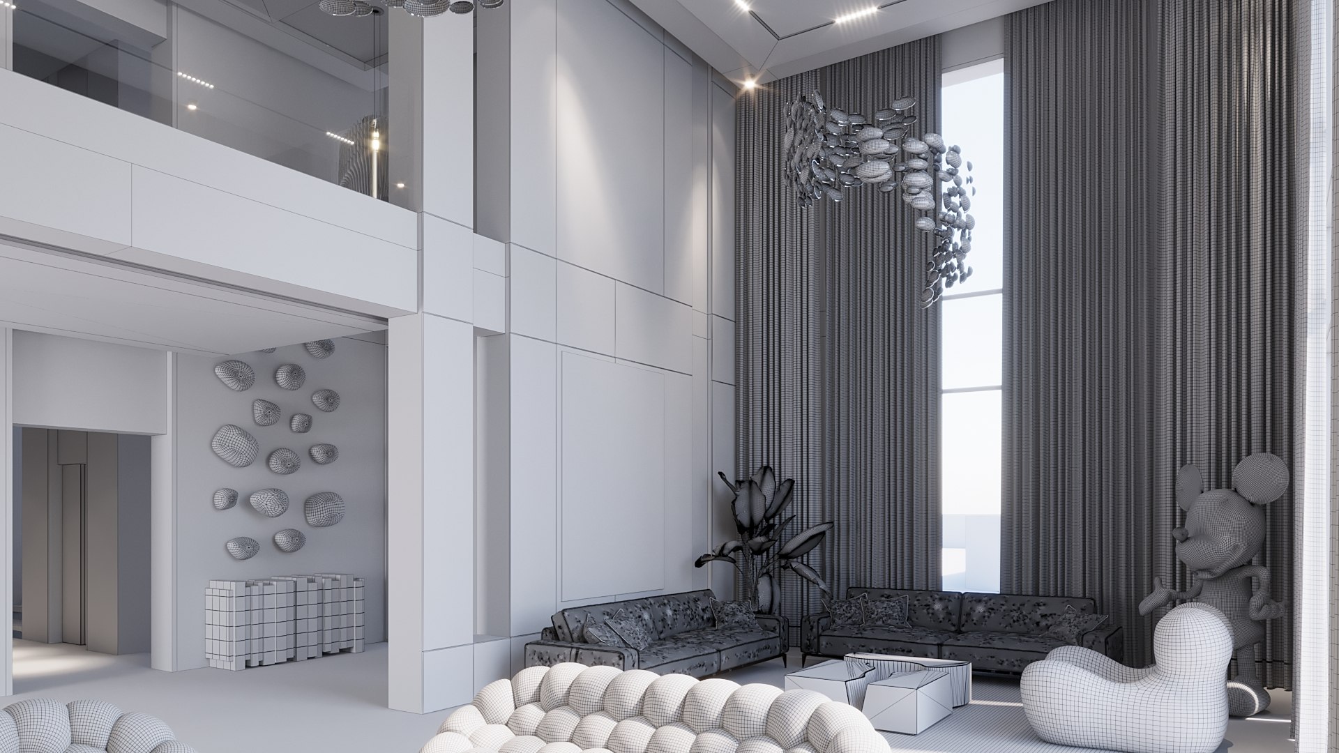 3D model Modern House Interior 3D model - TurboSquid 2098745