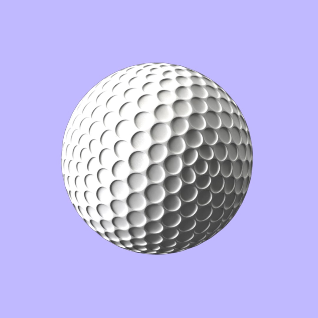 3d Model Golf Ball