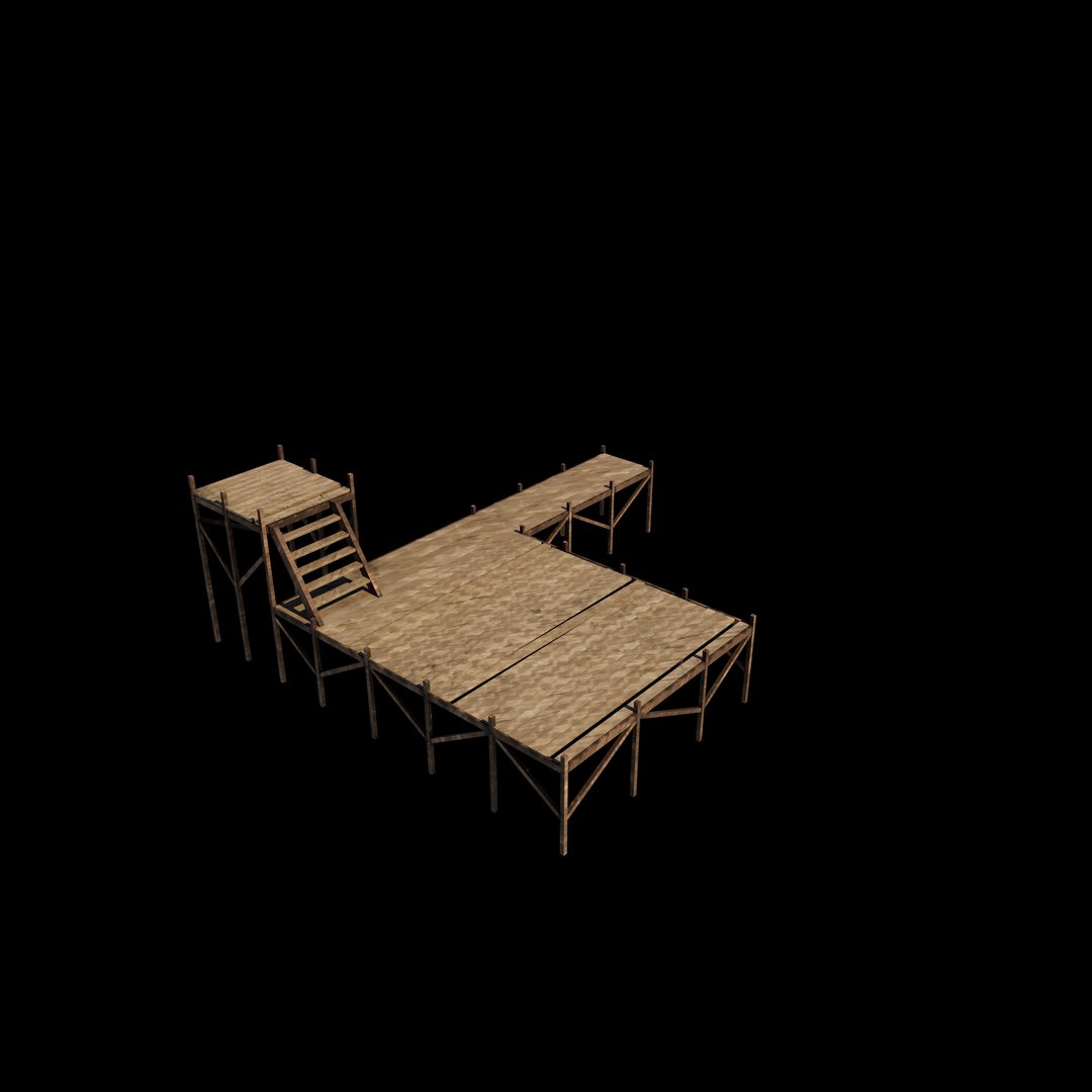 3D Dock Terrain Bundle 3D Model - TurboSquid 2490422