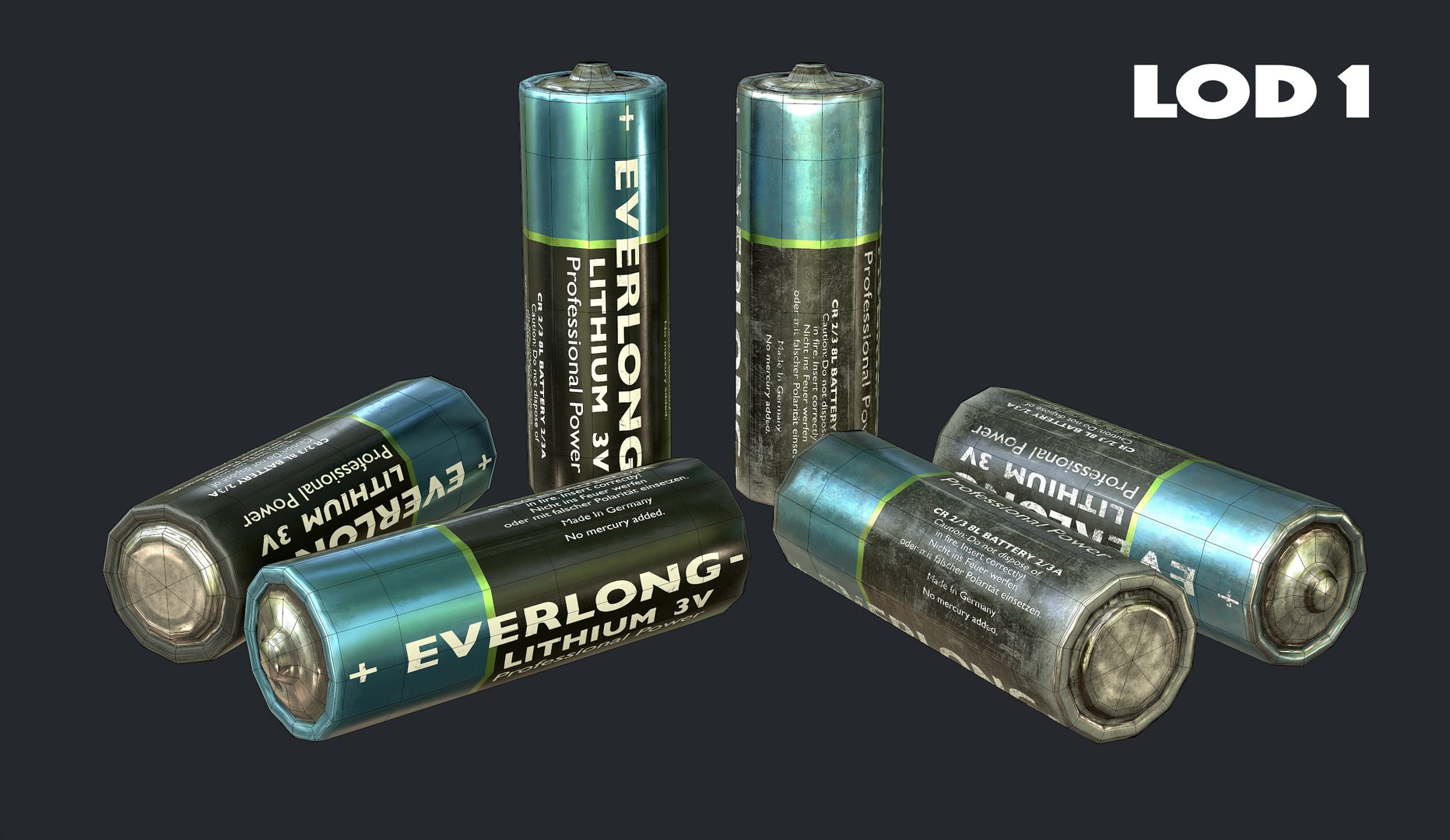 3D Model Battery Pbr Realtime - TurboSquid 1320775