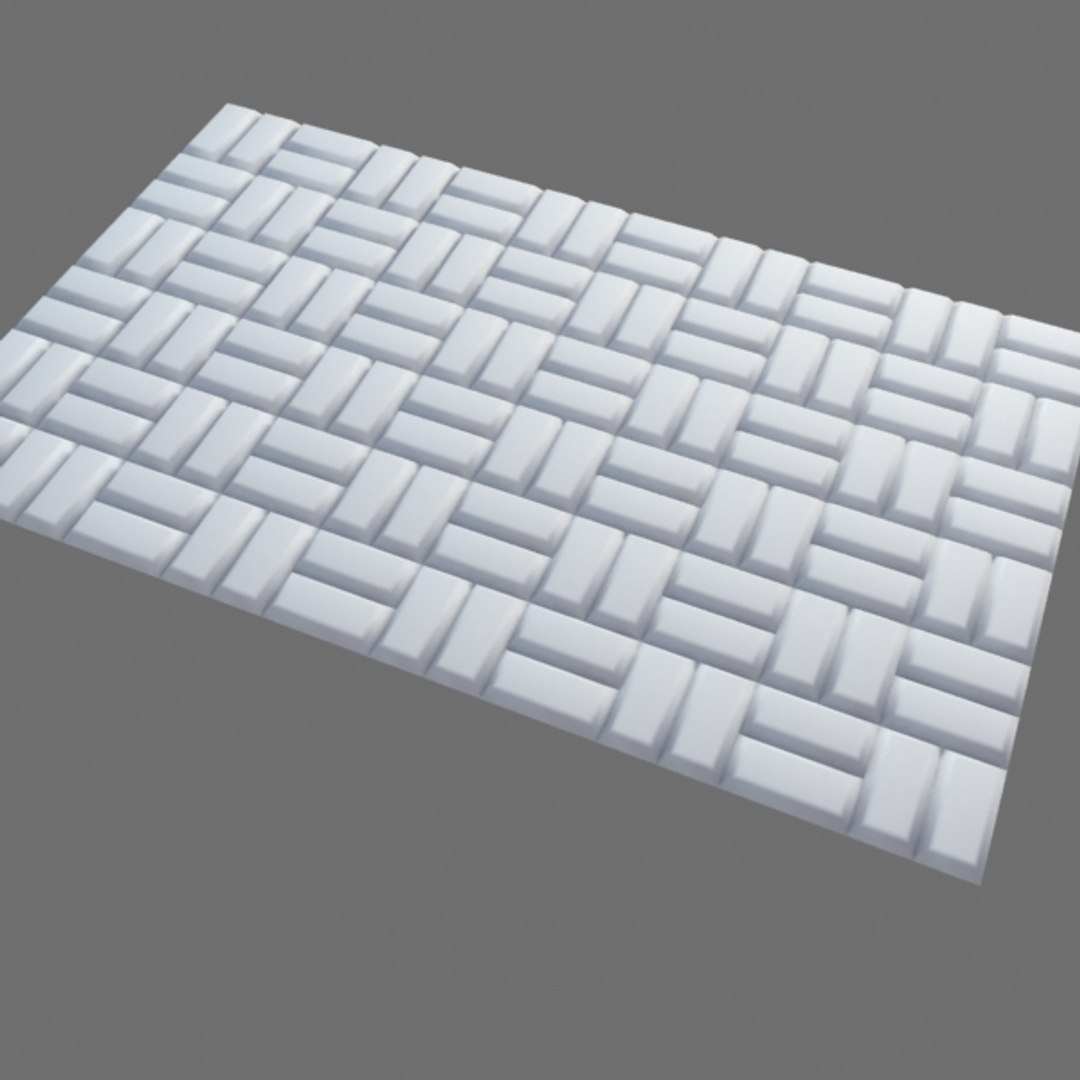 3d metal mesh walls model