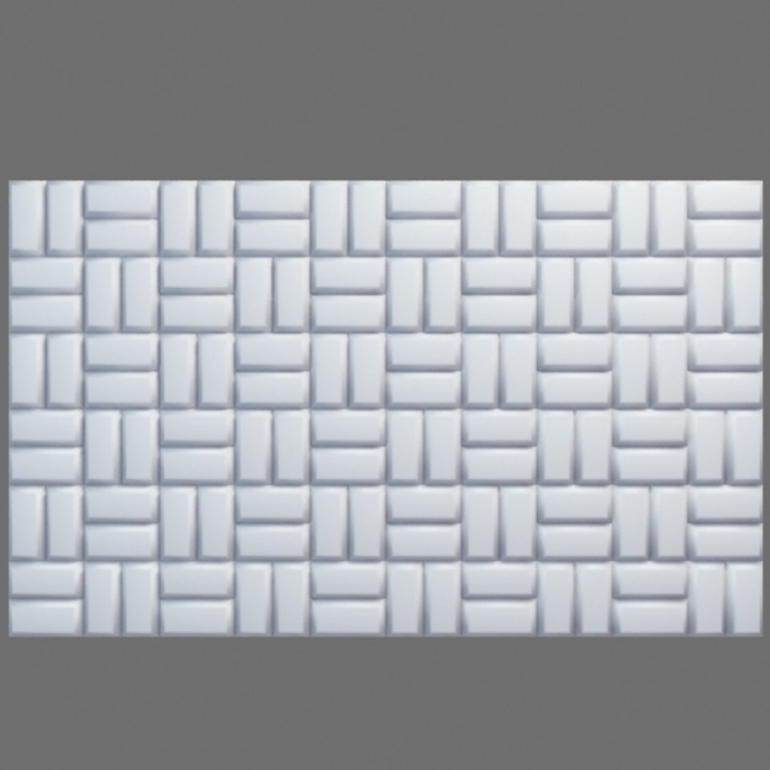 3d metal mesh walls model