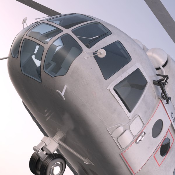 mi-8 helicopter 3d model