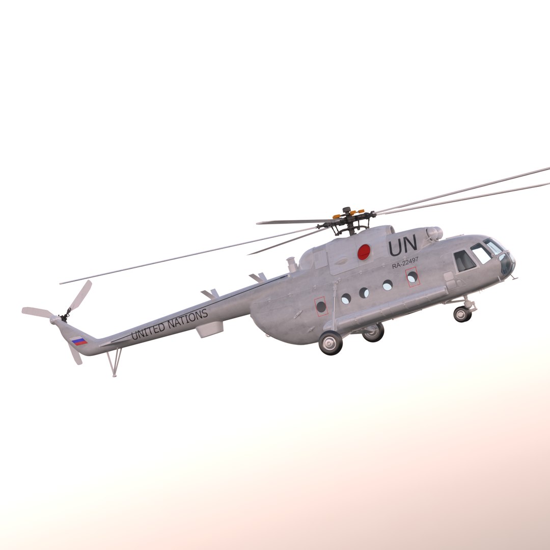 Mi-8 Helicopter 3d Model