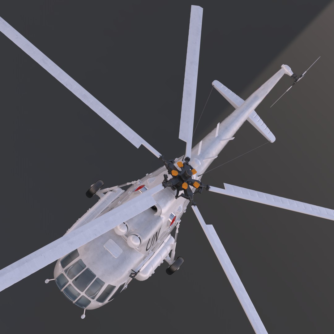 Mi-8 Helicopter 3d Model