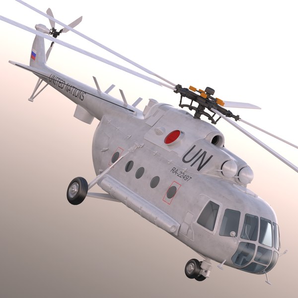 mi-8 helicopter 3d model
