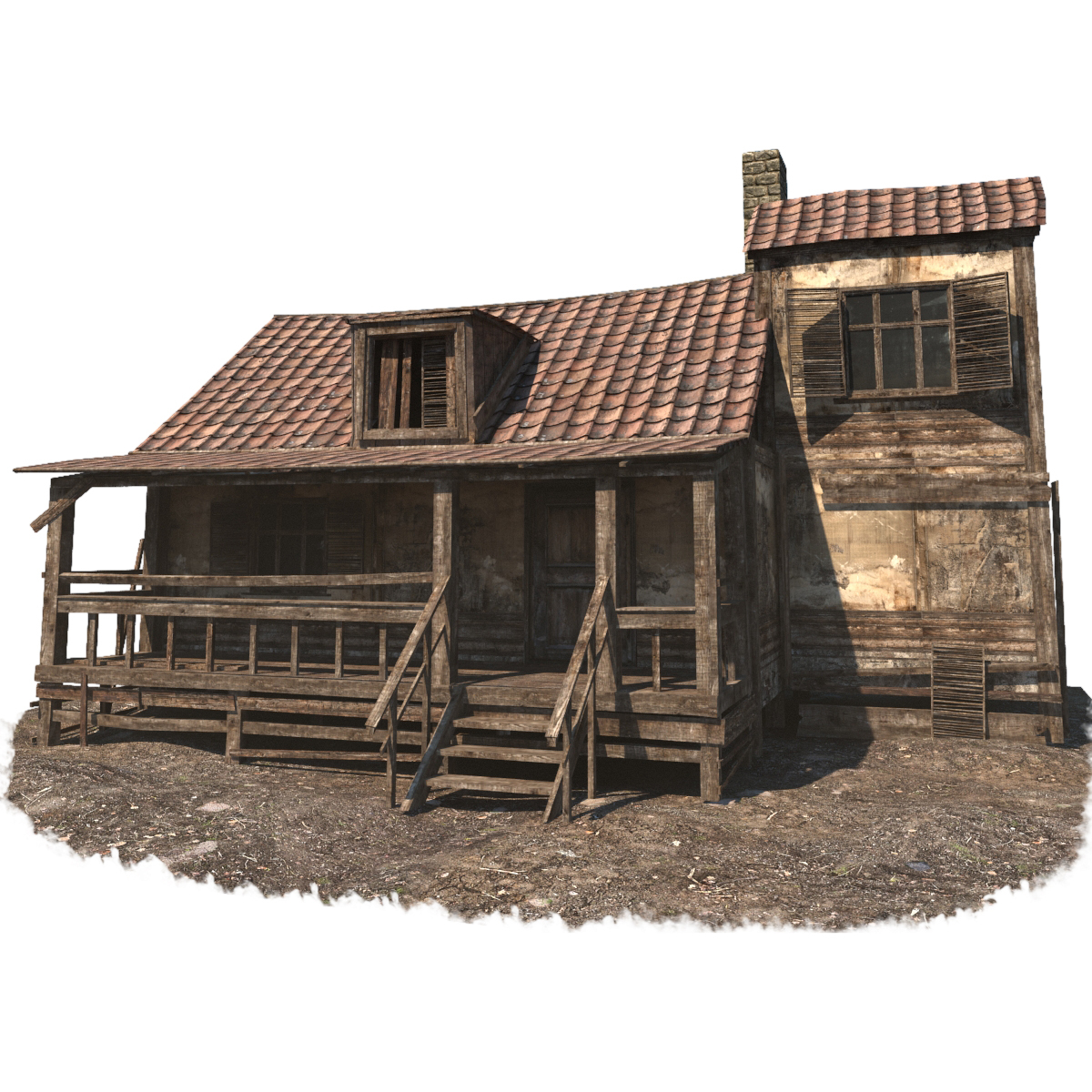 old house 3d max