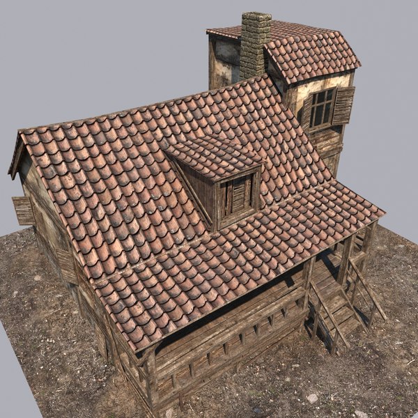 old house 3d max