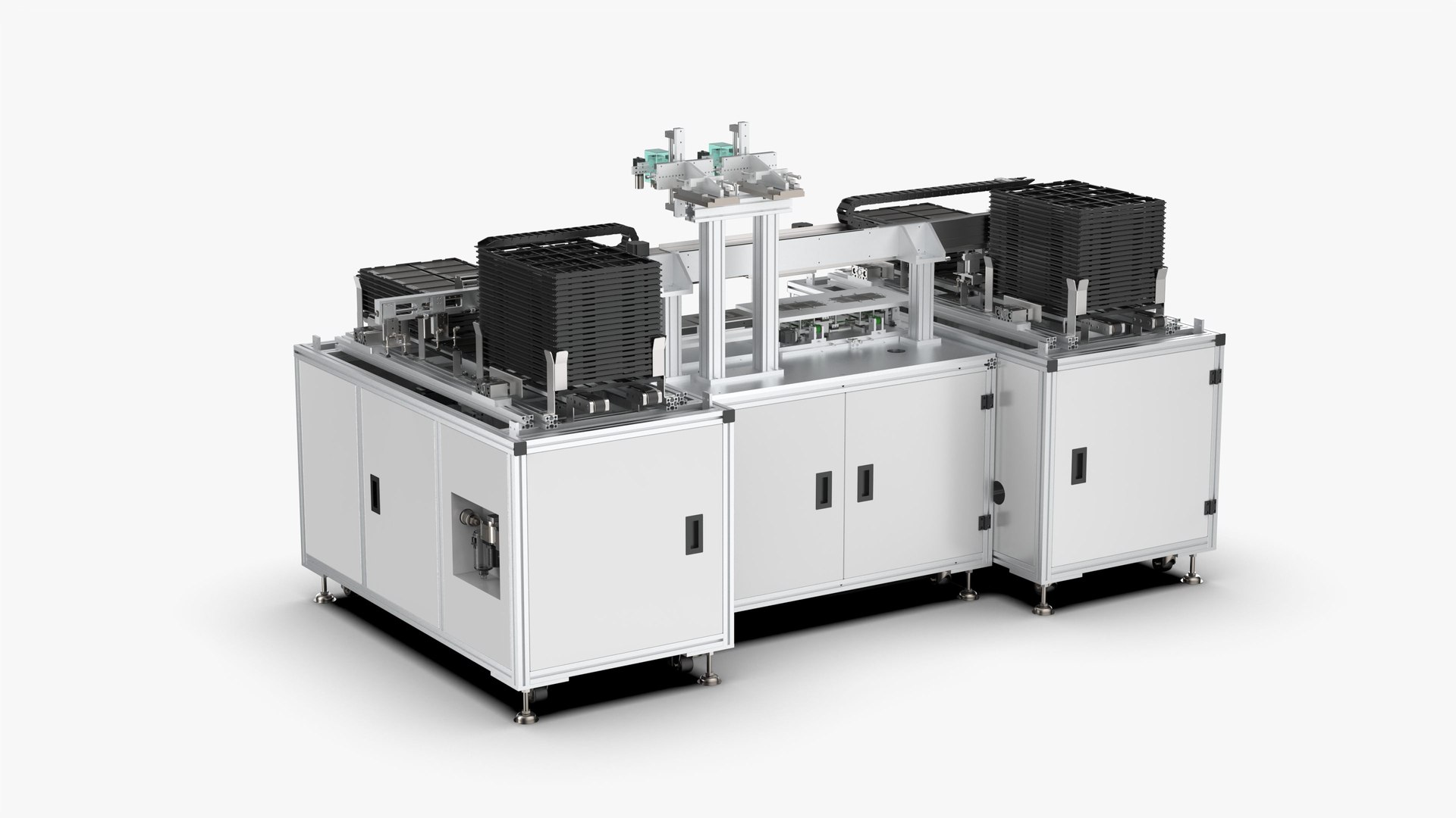 3D Automatic Storage Tray Sorter For Glass White Chip Detection - TurboSquid 2217857