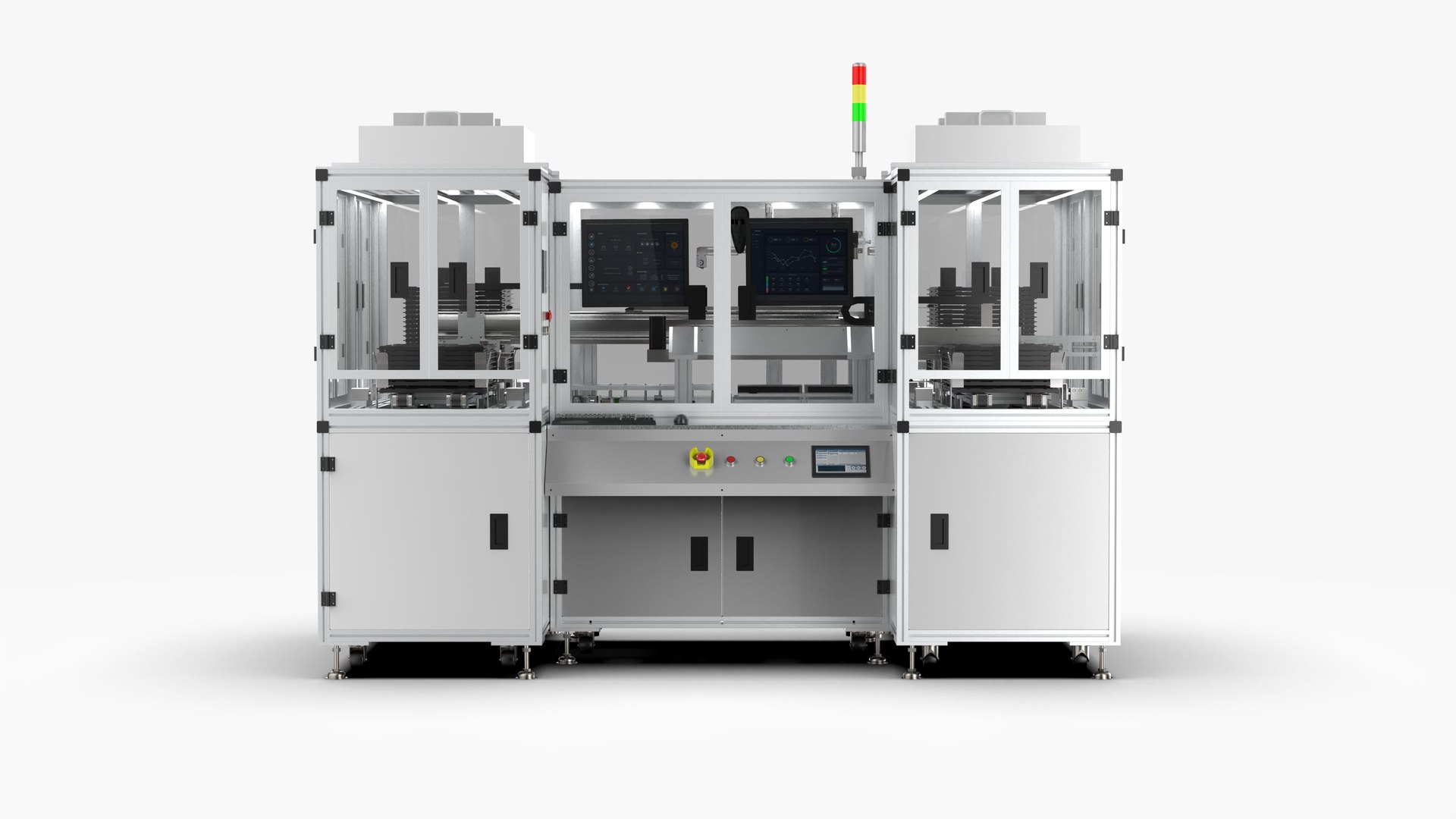 3D Automatic Storage Tray Sorter For Glass White Chip Detection - TurboSquid 2217857