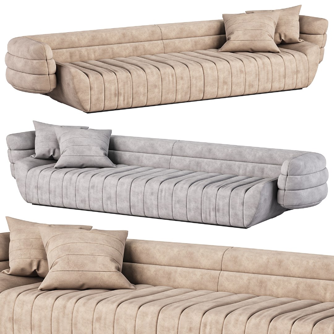 Baxter Sofa 3D Model - TurboSquid 2171762