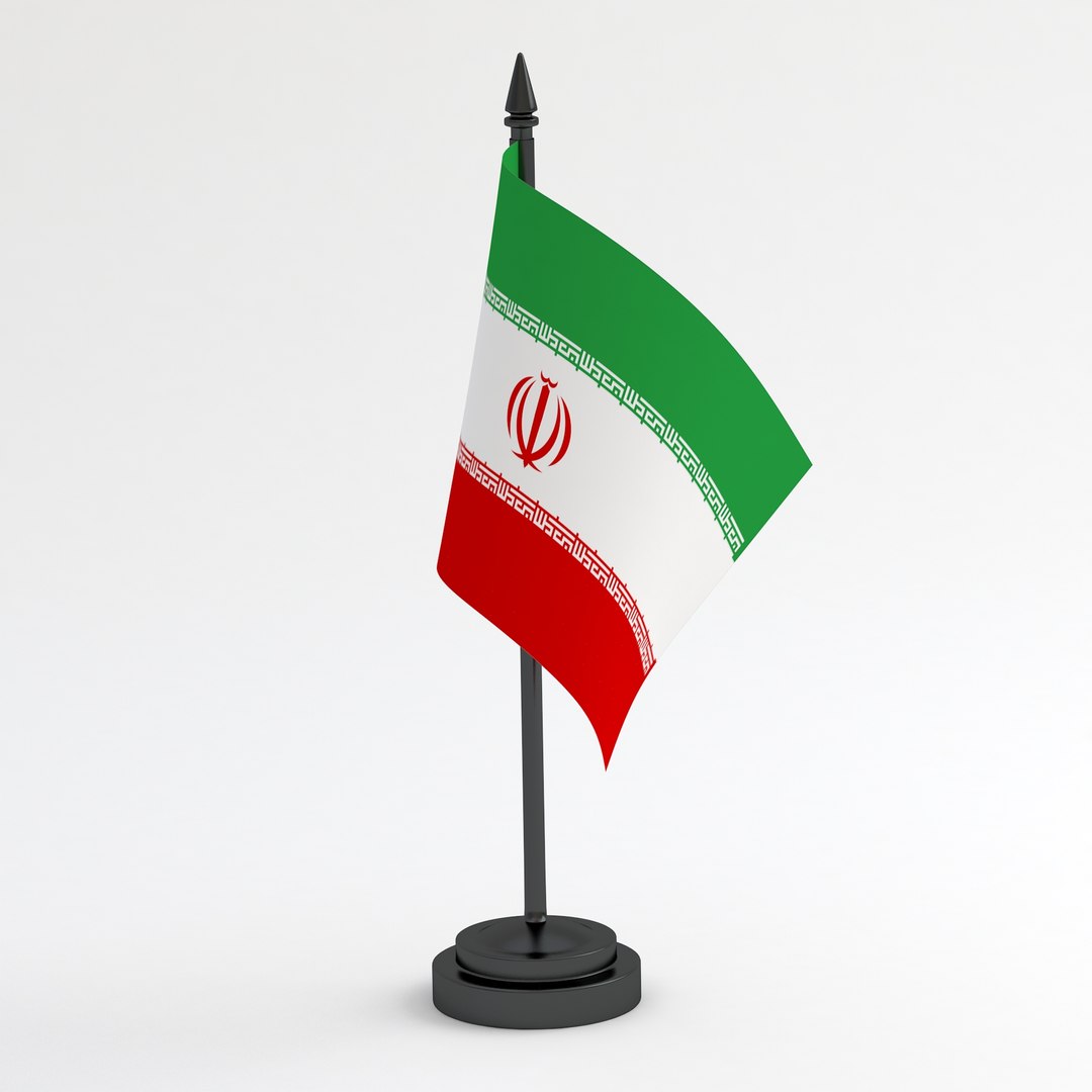 3D Table Flag Iran - TurboSquid 2406985