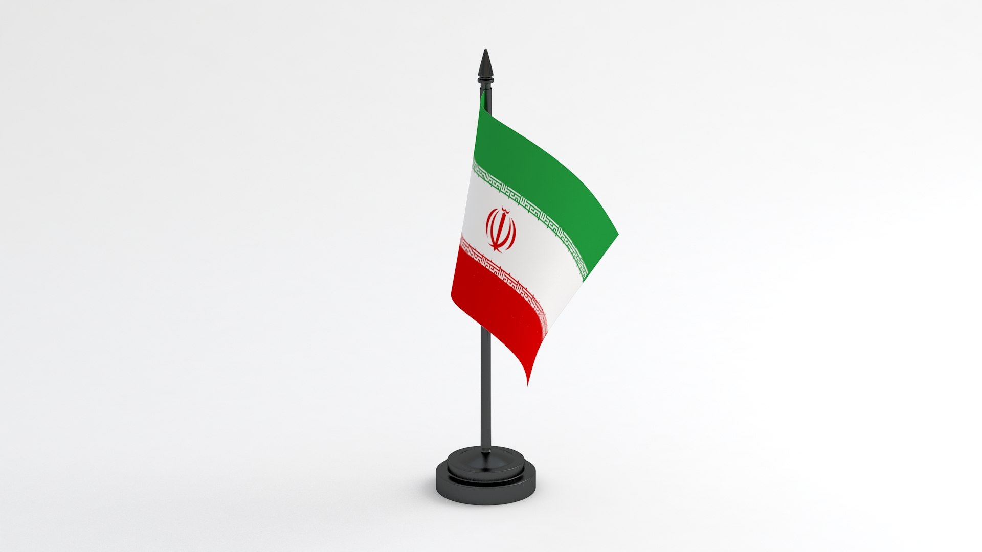 3D Table Flag Iran - TurboSquid 2406985