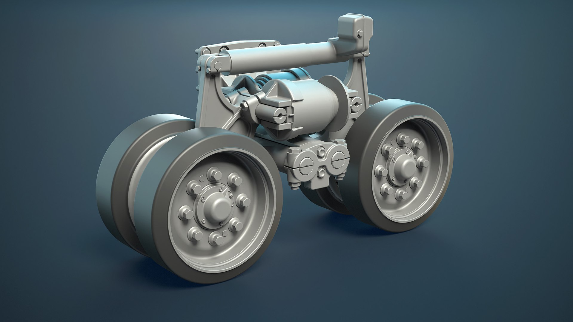 3D M4 Sherman Tank HVSS Suspension Model - TurboSquid 2193478