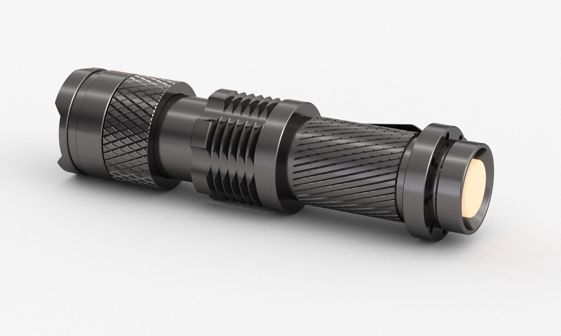 Flashlight With Inner Workings 10 3D Model - TurboSquid 2402426