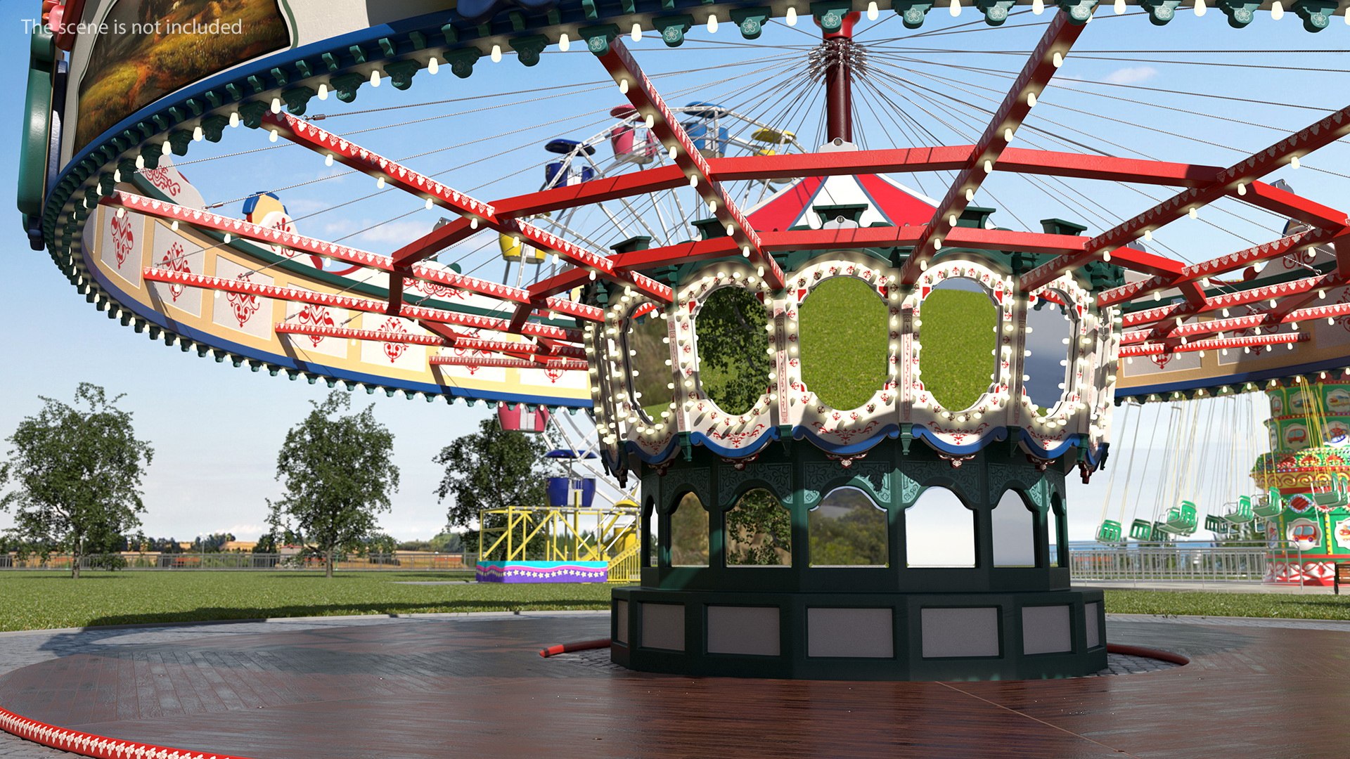 Carousel Fair Attraction Ride 3D - TurboSquid 1598471