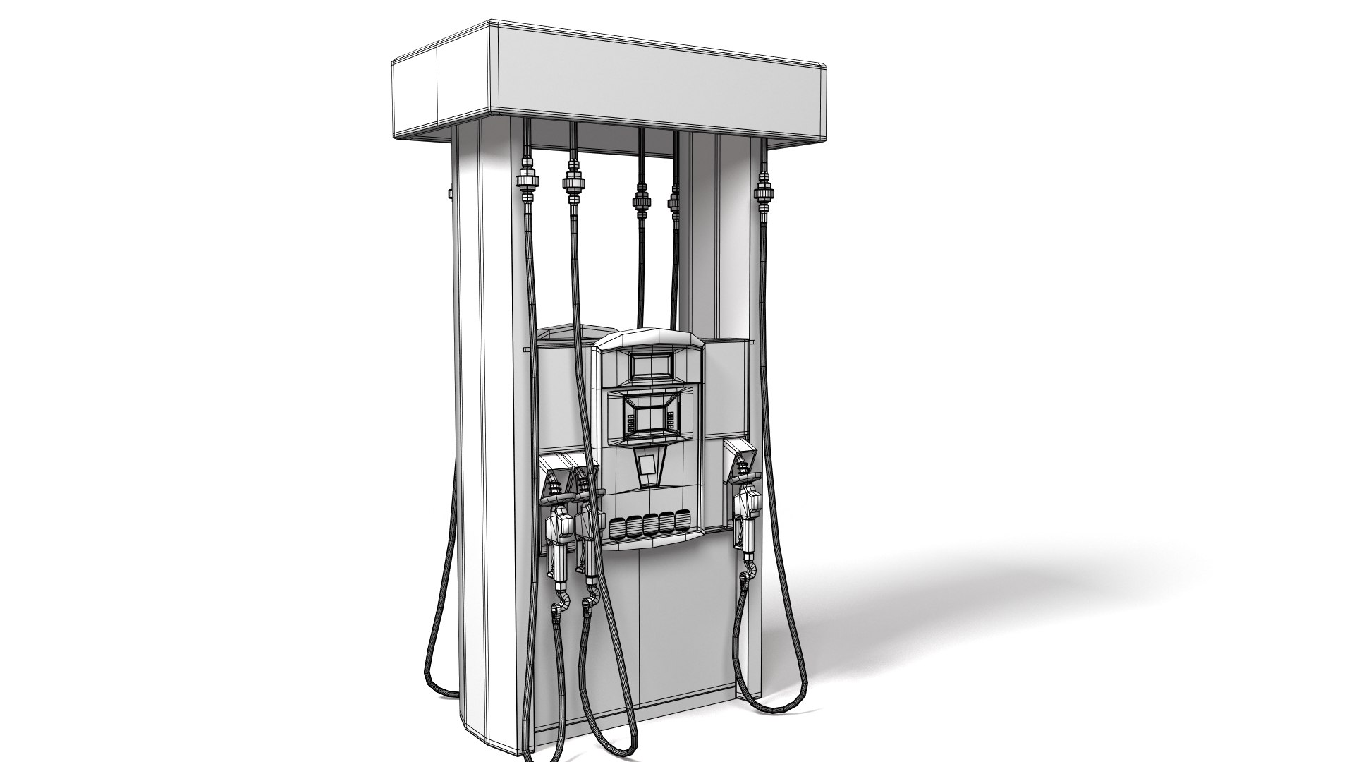 Buc-ees Gasolline Pump 3D Model - TurboSquid 2175793