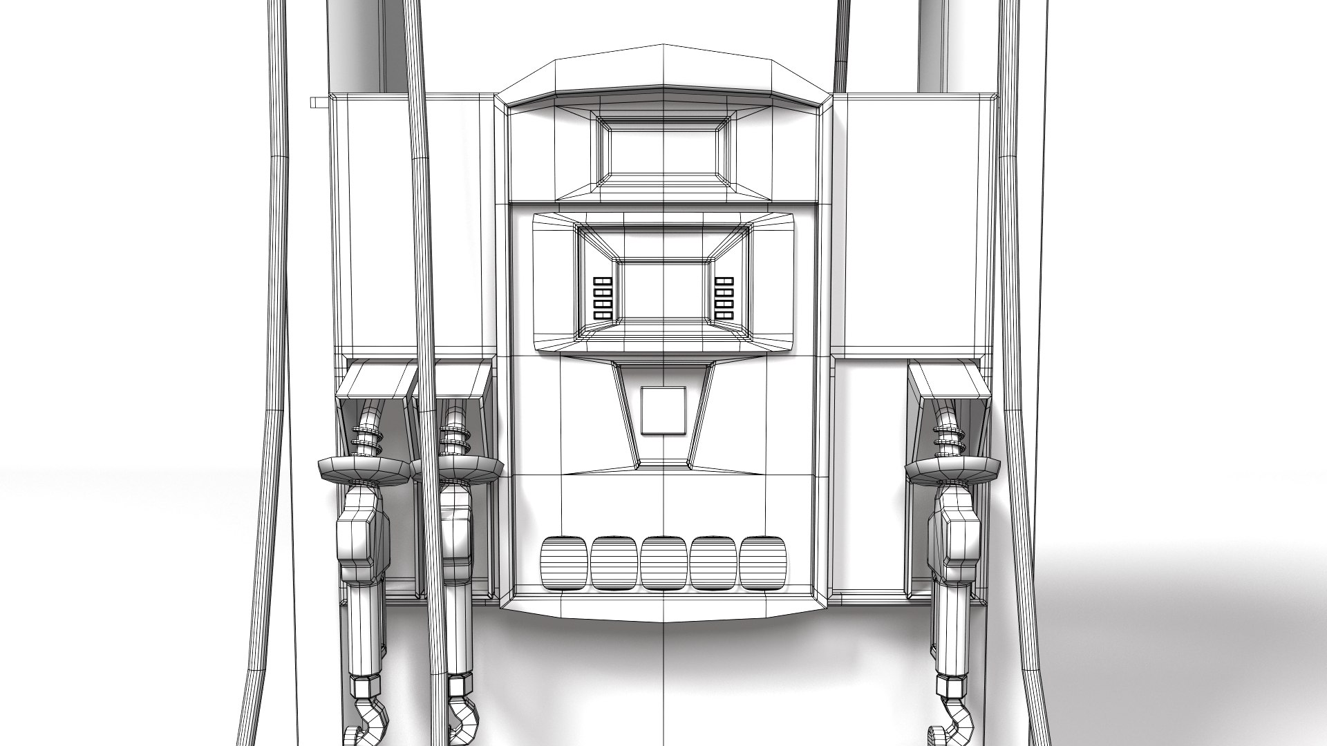 Buc-ees Gasolline Pump 3D Model - TurboSquid 2175793