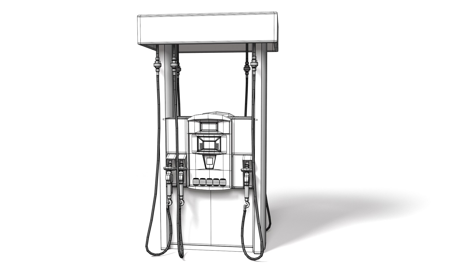 Buc-ees Gasolline Pump 3D Model - TurboSquid 2175793