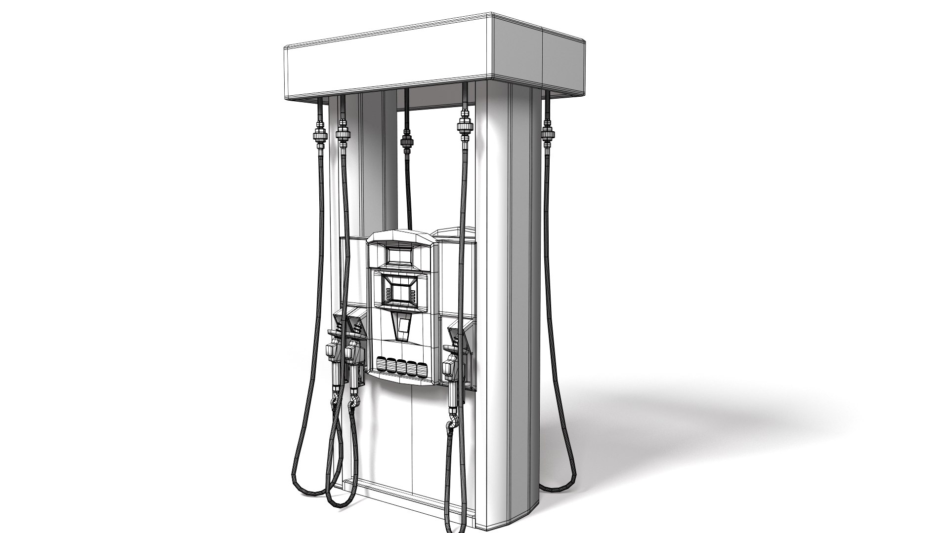 Buc-ees Gasolline Pump 3D Model - TurboSquid 2175793