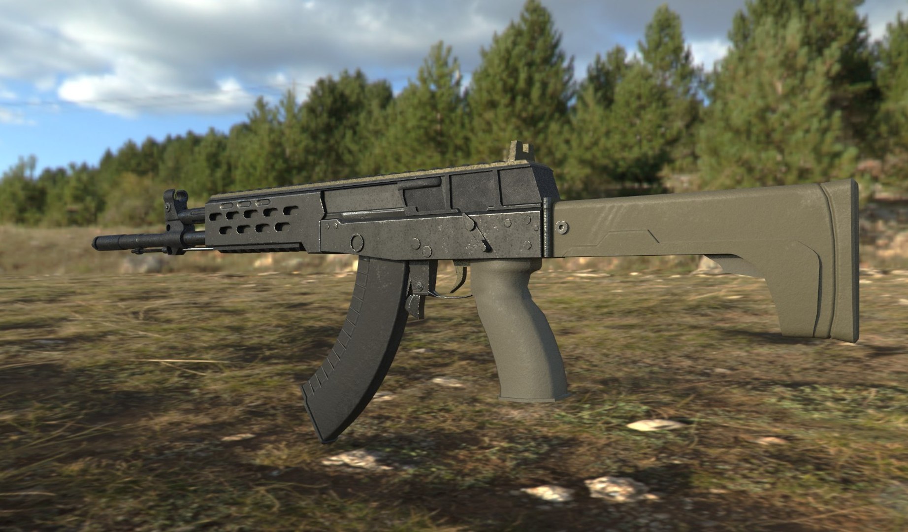 3D Ak 12 Model - TurboSquid 1374354